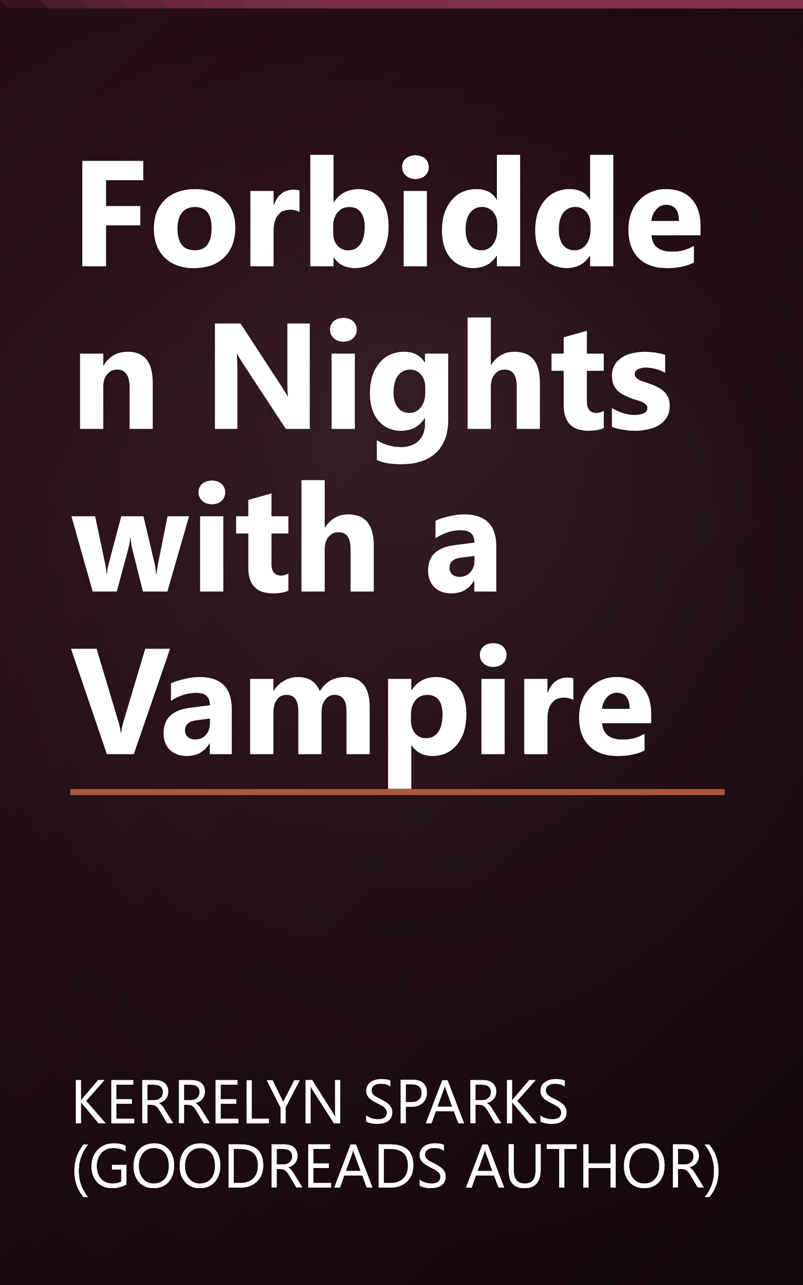 Forbidden Nights with a Vampire book cover