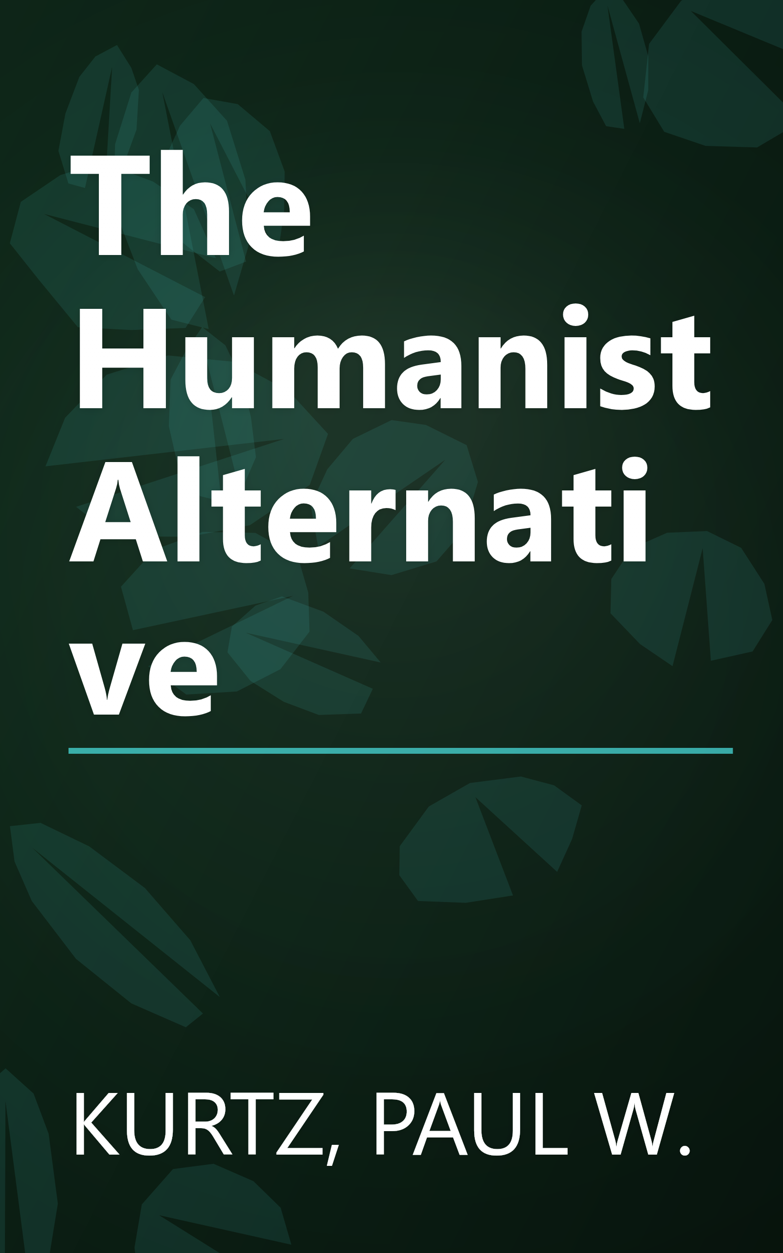 The Humanist Alternative book cover