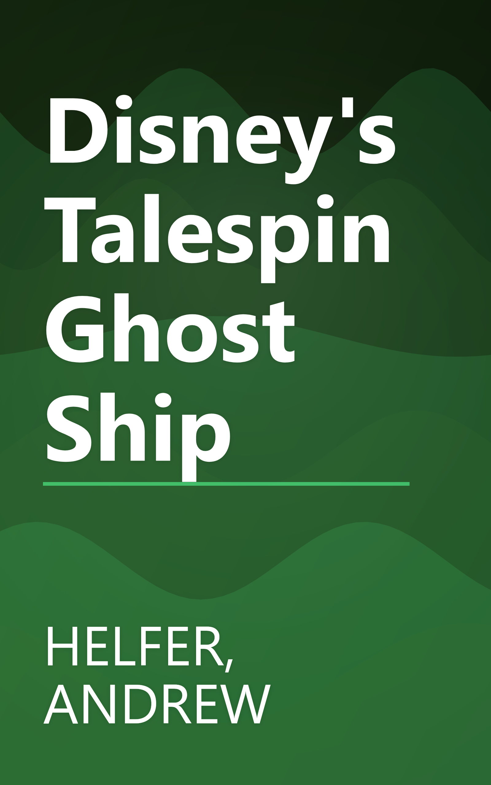 Disney's Talespin Ghost Ship book cover