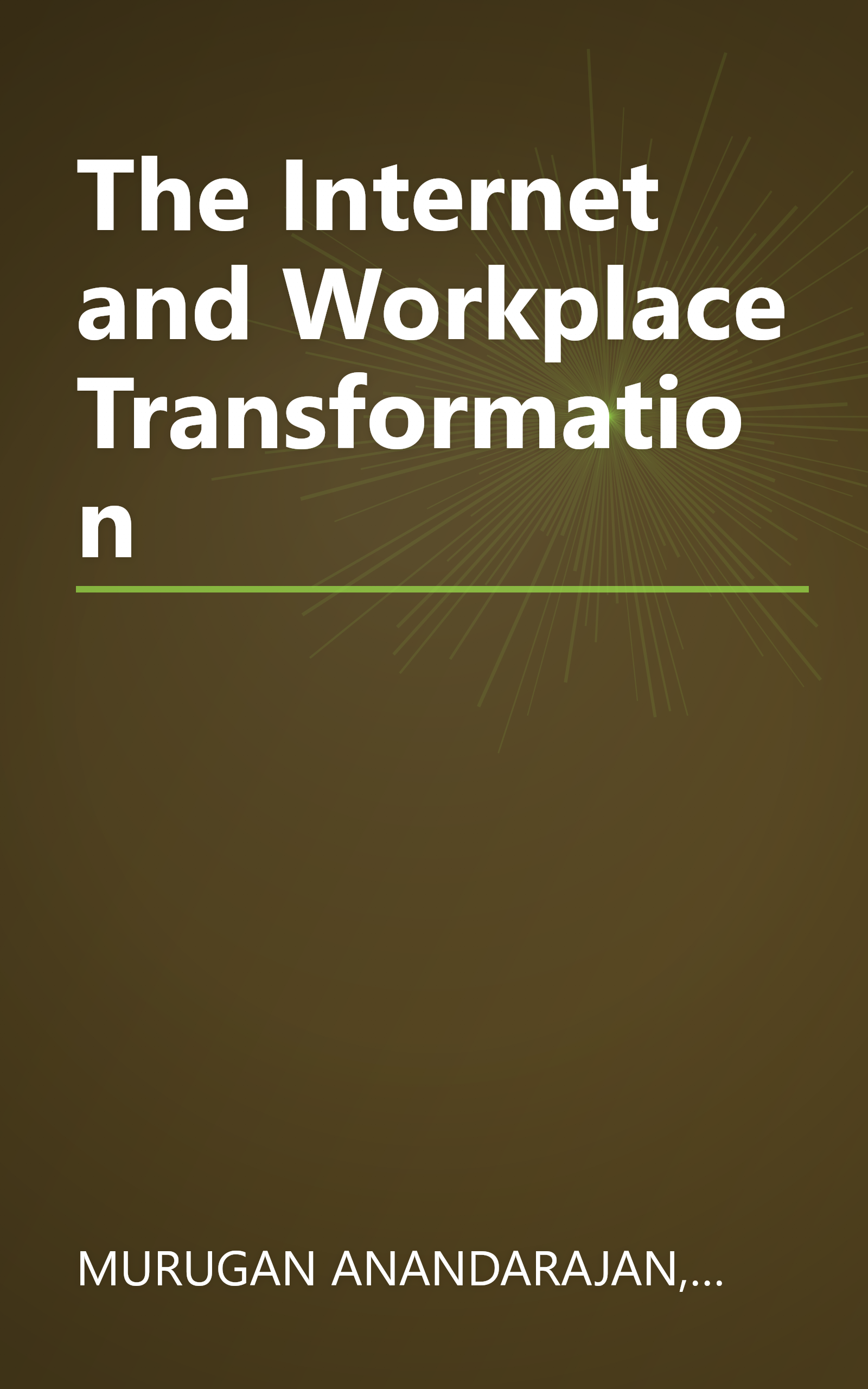 The Internet and Workplace Transformation book cover