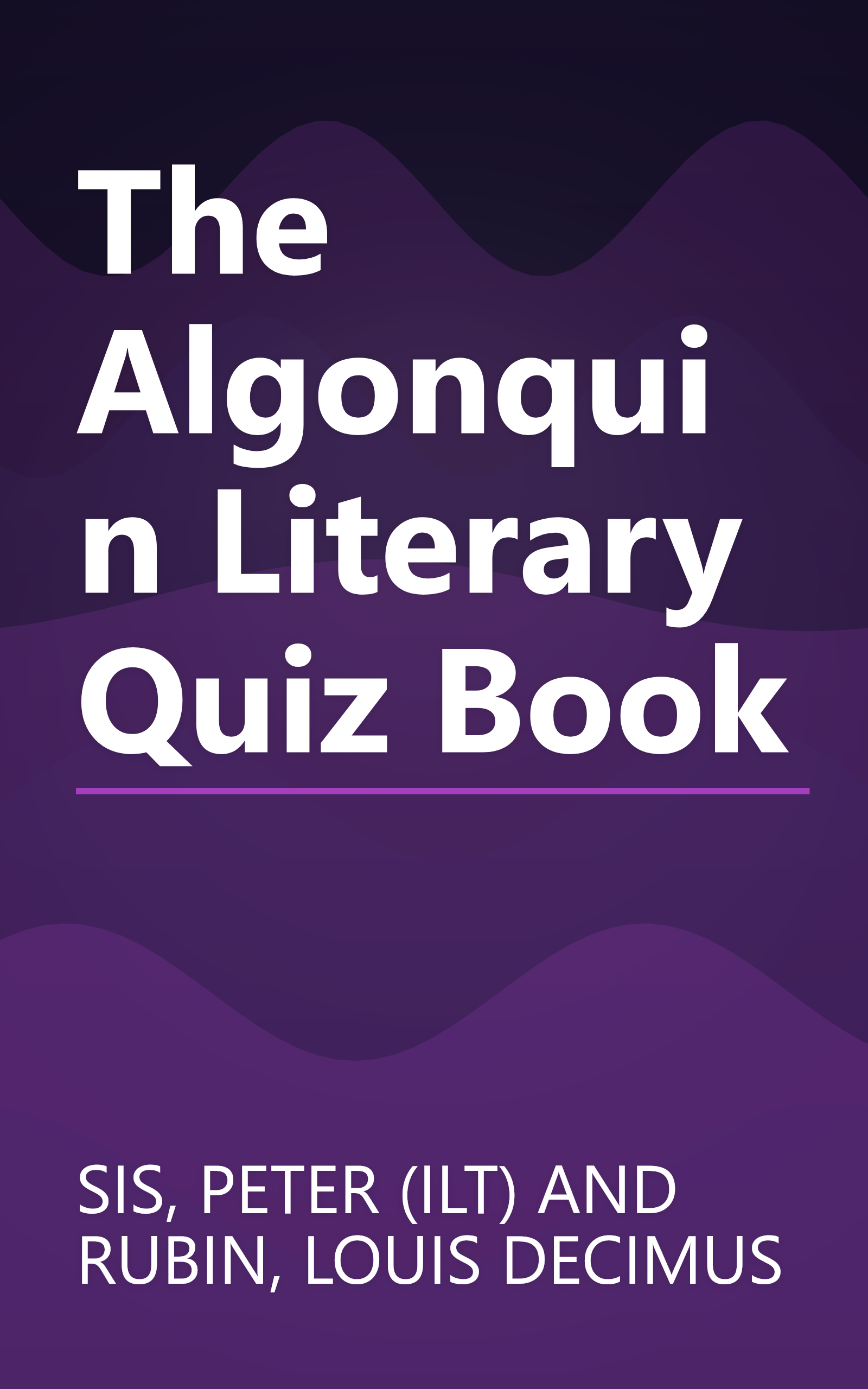 The Algonquin Literary Quiz Book book cover