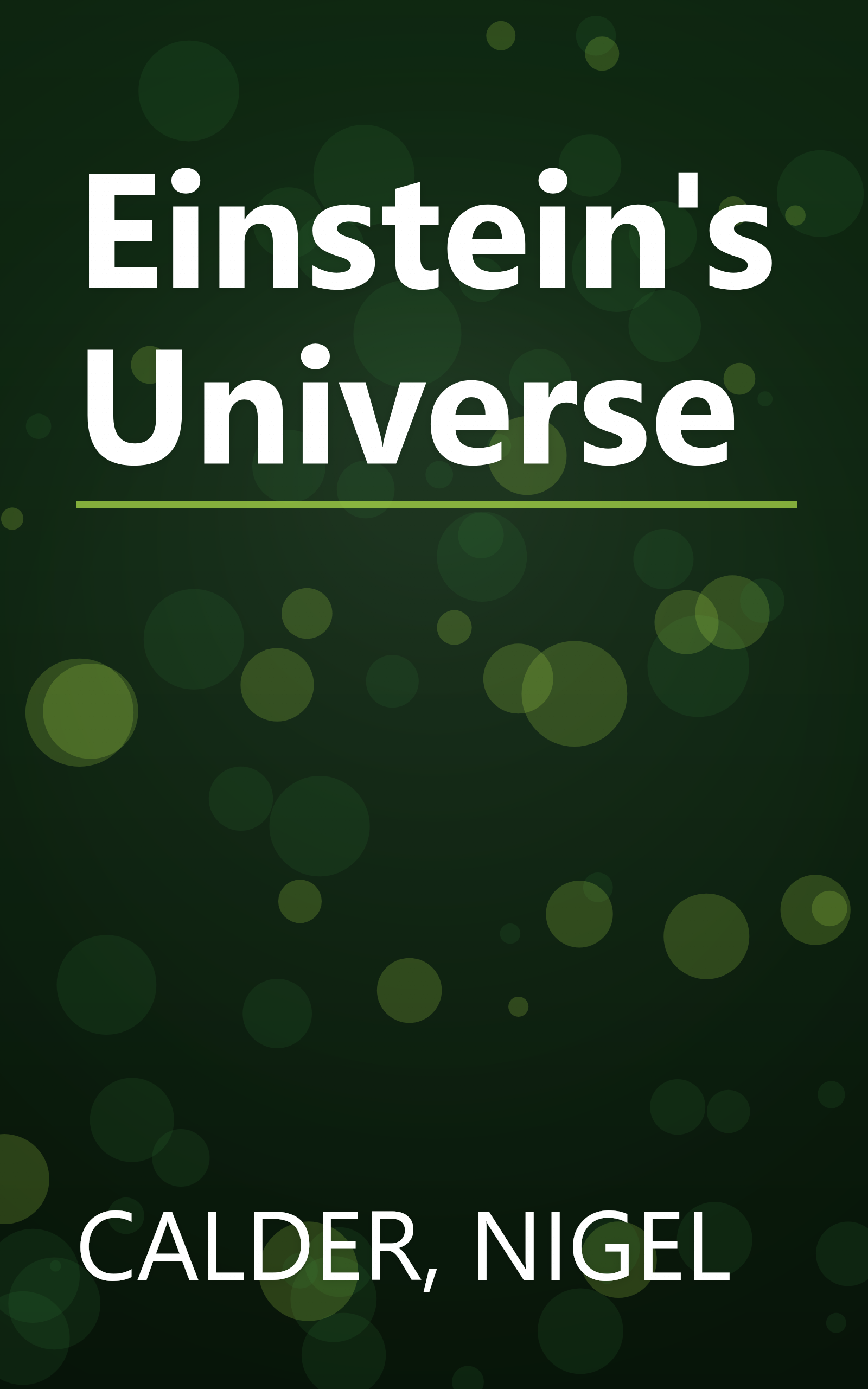 Einstein's Universe book cover