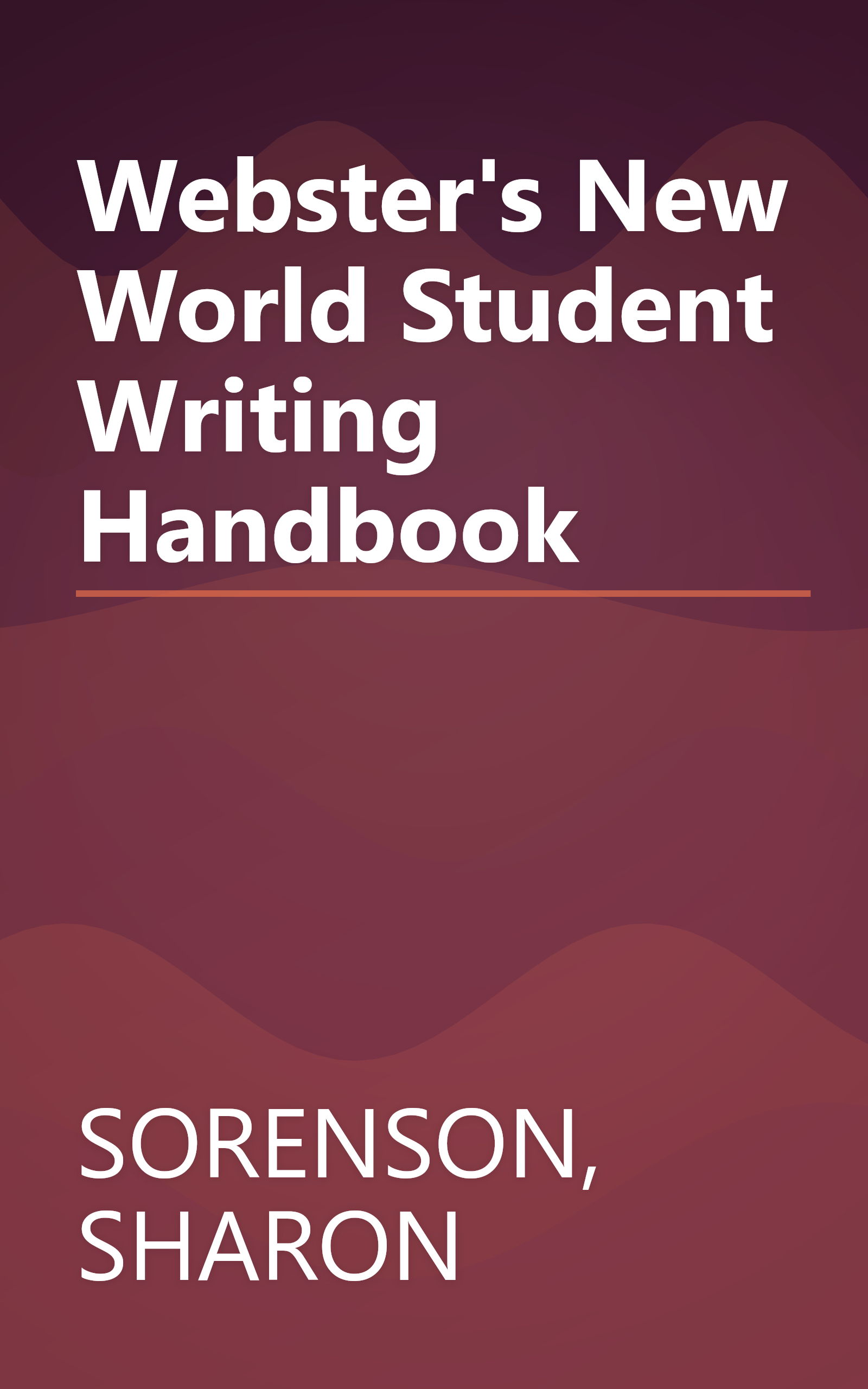 Webster's New World Student Writing Handbook book cover