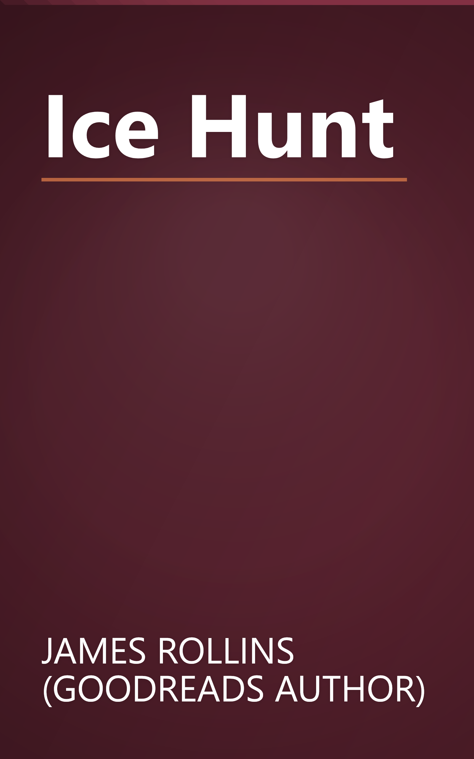 Ice Hunt book cover