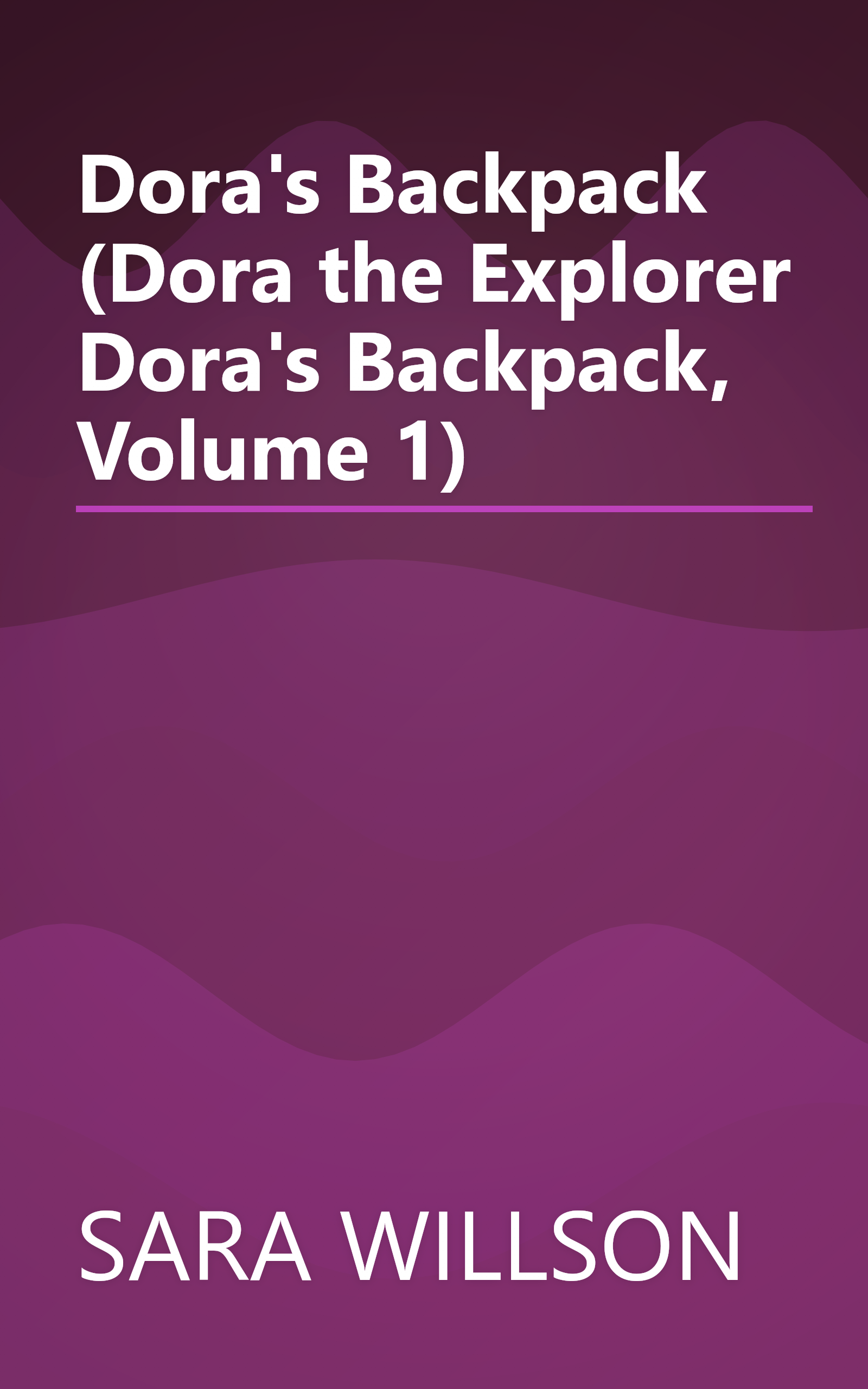 Dora's Backpack (Dora the Explorer Dora's Backpack, Volume 1) book cover