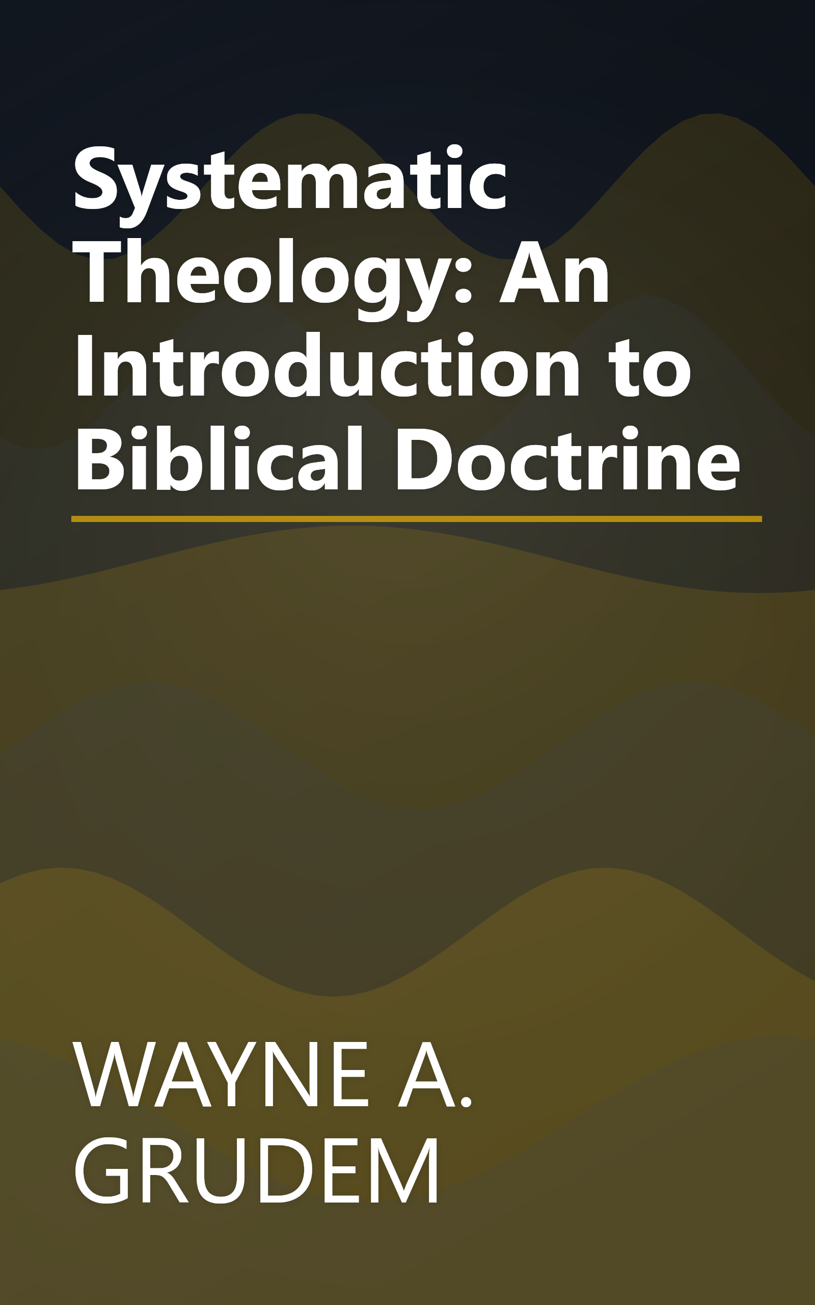 Systematic Theology: An Introduction to Biblical Doctrine book cover