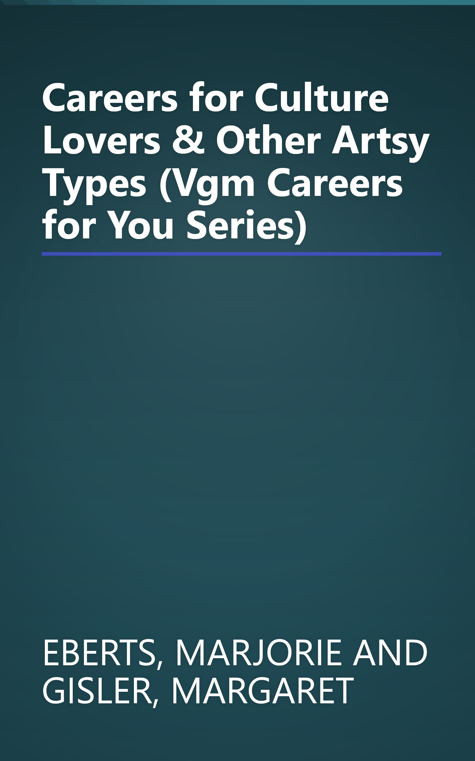 Careers for Culture Lovers & Other Artsy Types (Vgm Careers for You Series) book cover