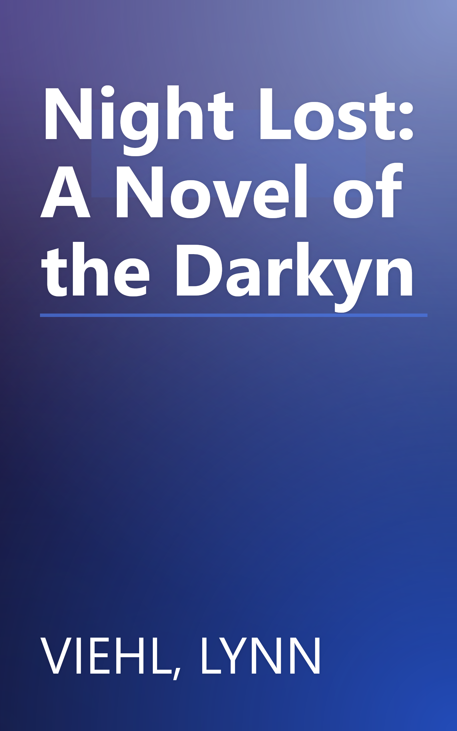 Night Lost: A Novel of the Darkyn book cover