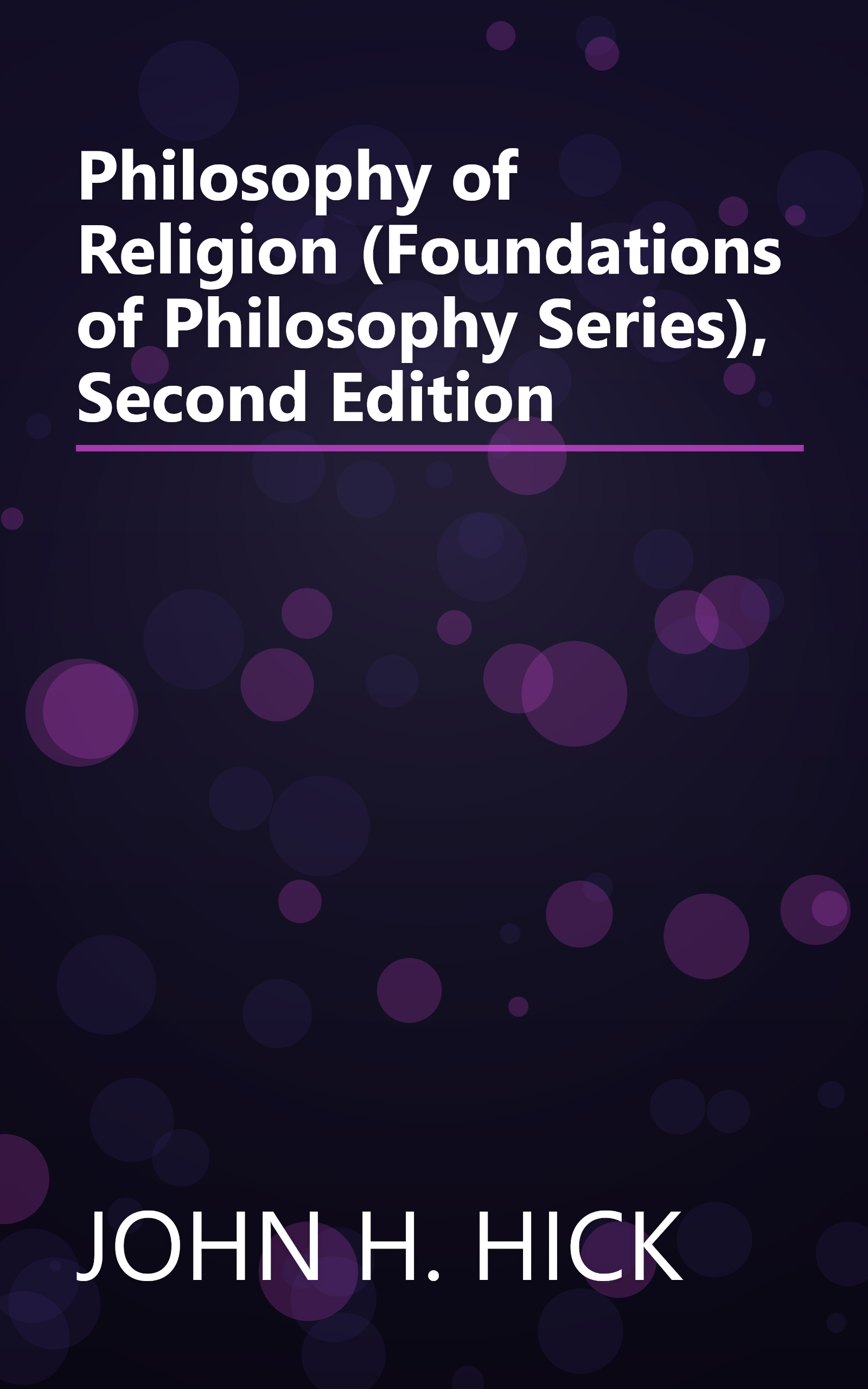 Philosophy of Religion (Foundations of Philosophy Series), Second Edition book cover