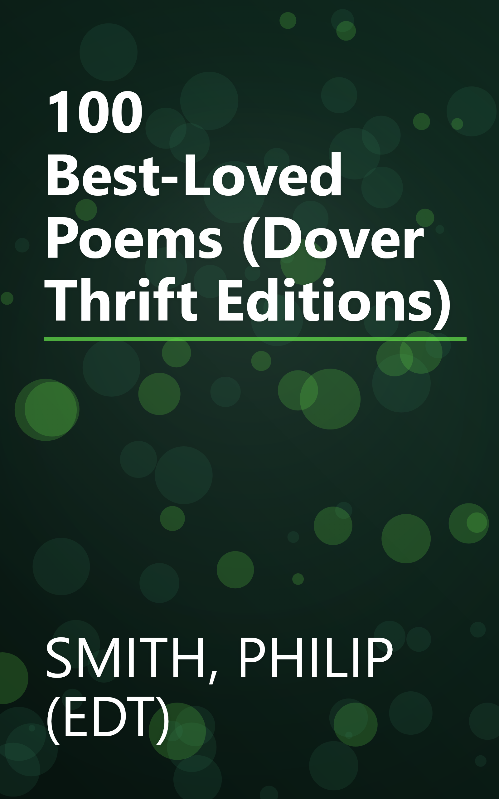 100 Best-Loved Poems (Dover Thrift Editions) book cover