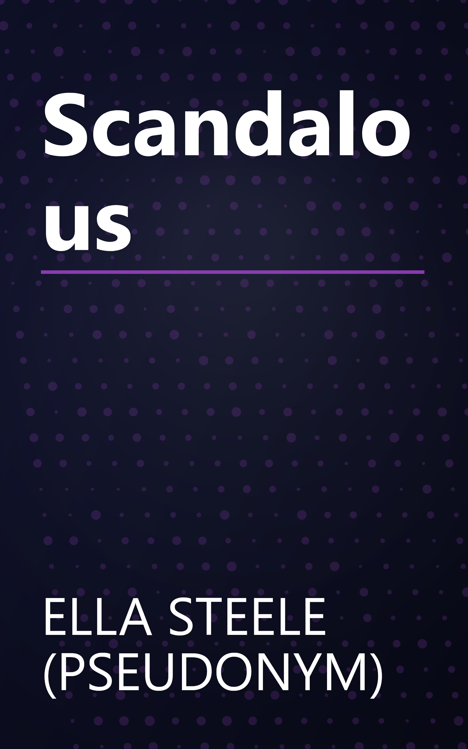 Scandalous book cover