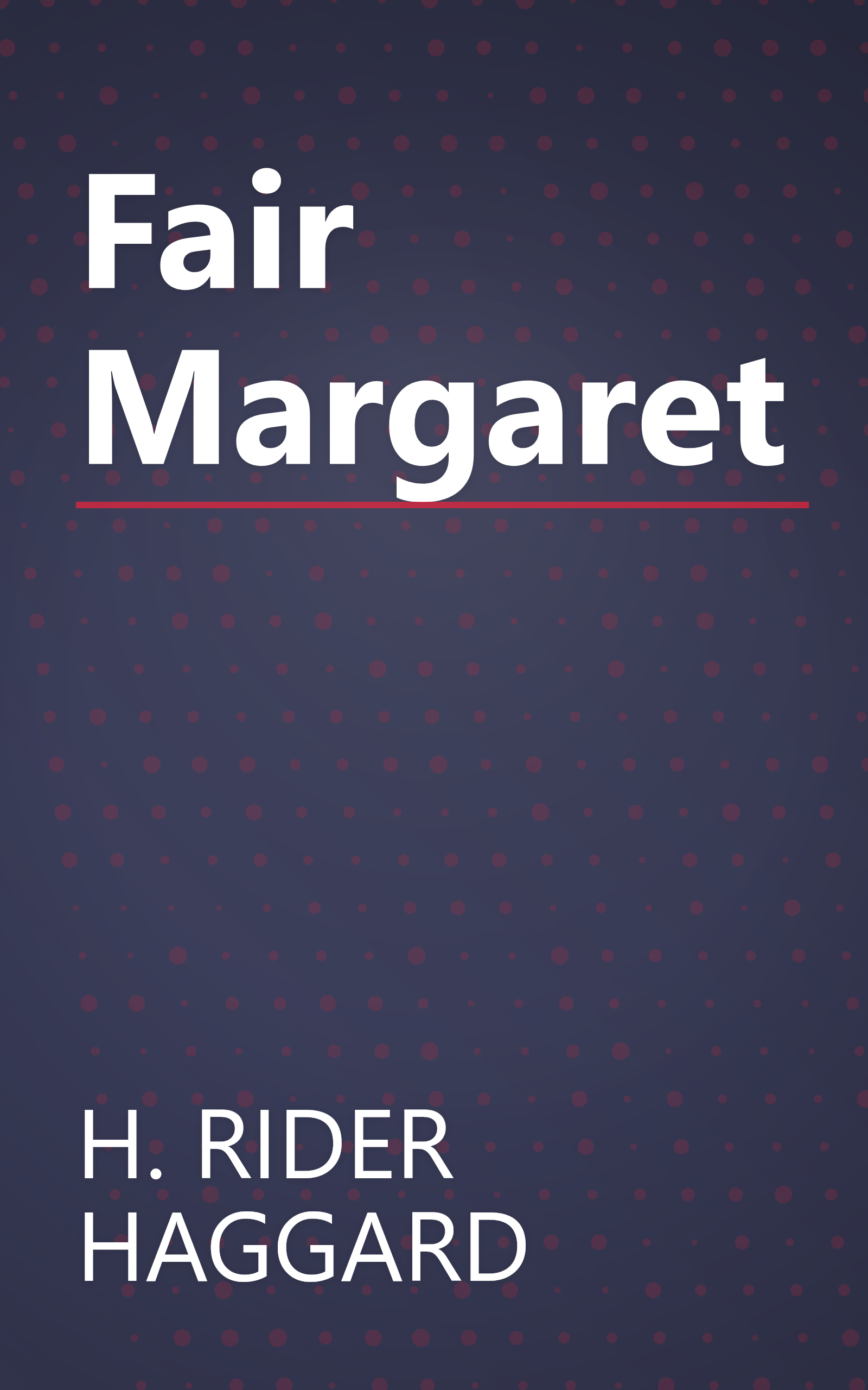 Fair Margaret book cover