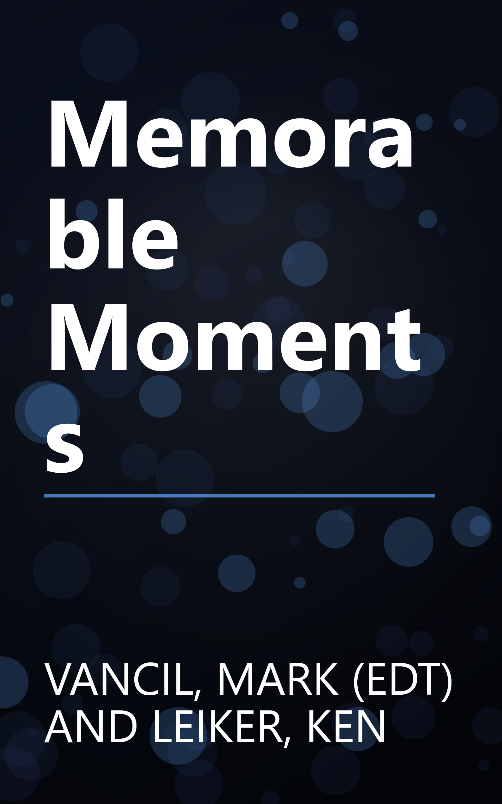 Memorable Moments book cover