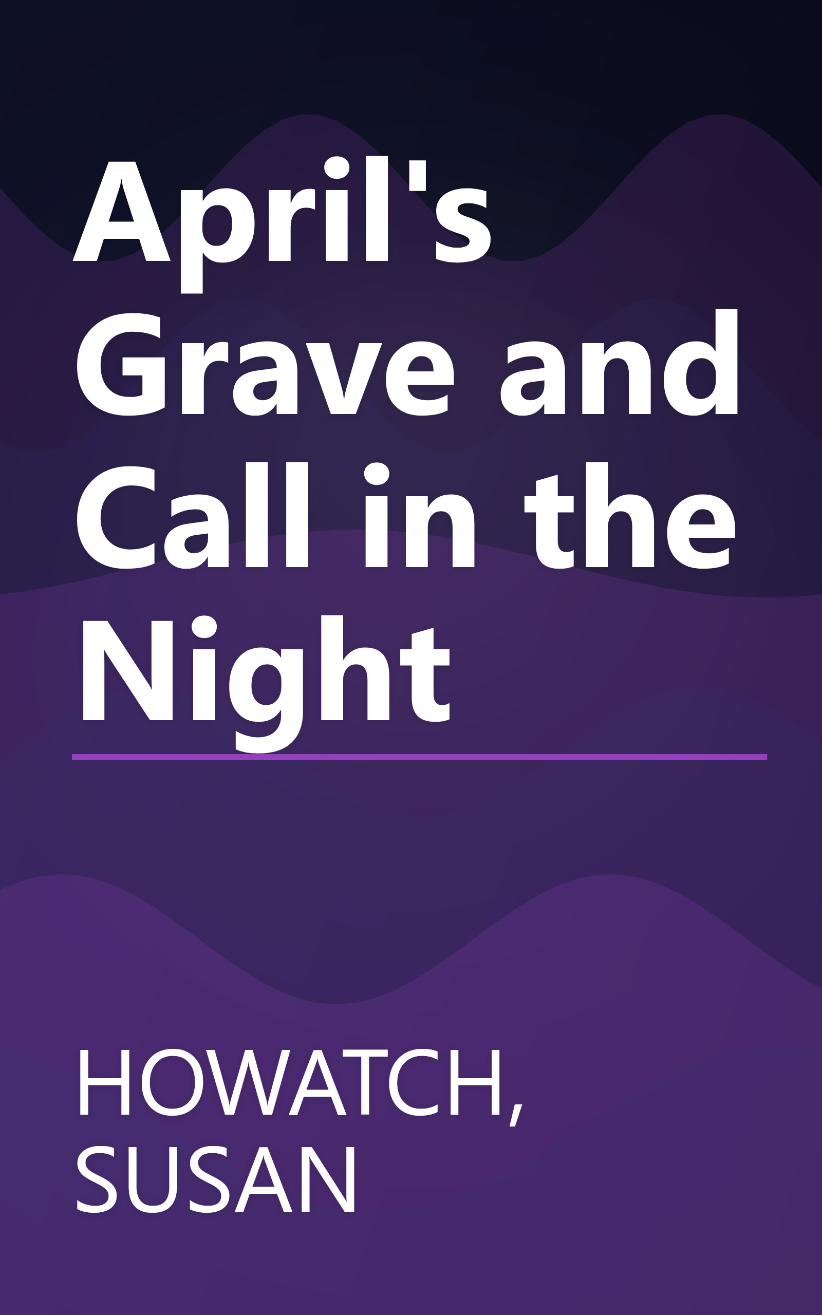 April's Grave and Call in the Night book cover