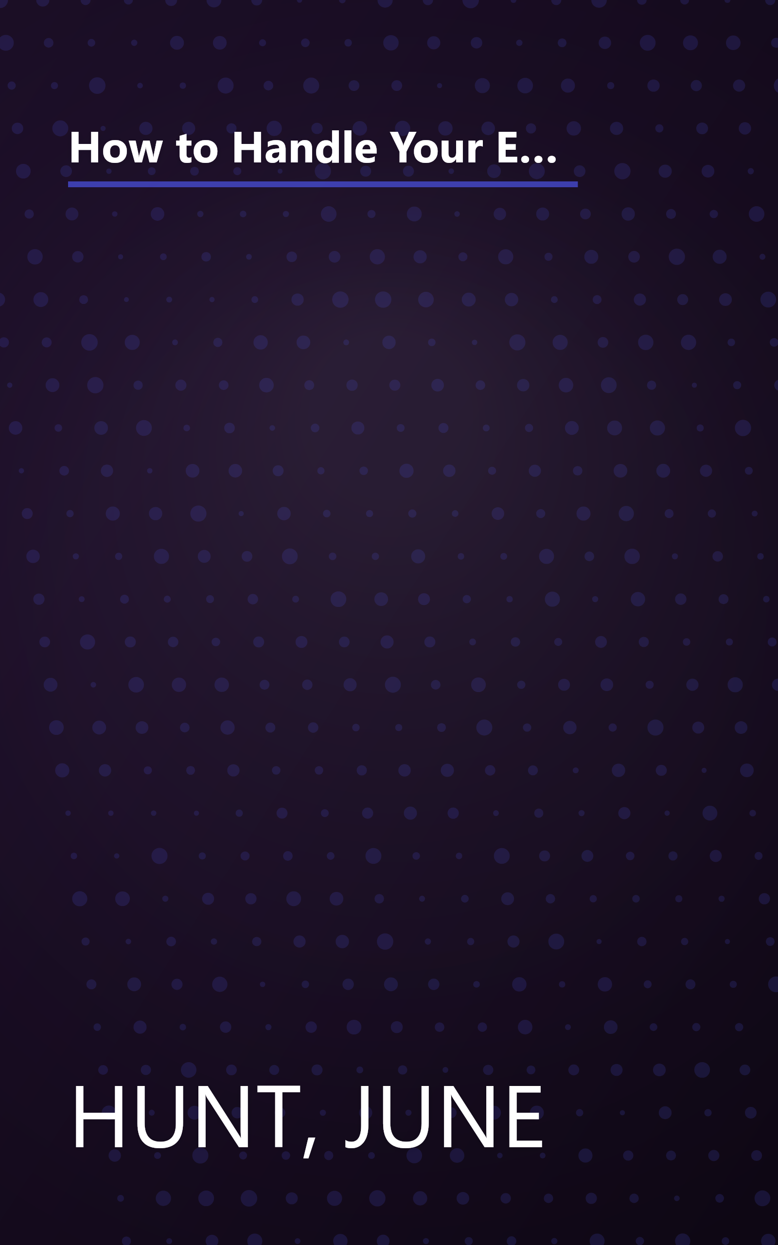 How to Handle Your Emotions: Anger, Depression, Fear, Grief, Rejection, Self-Worth (Counseling Through the Bible Series) book cover