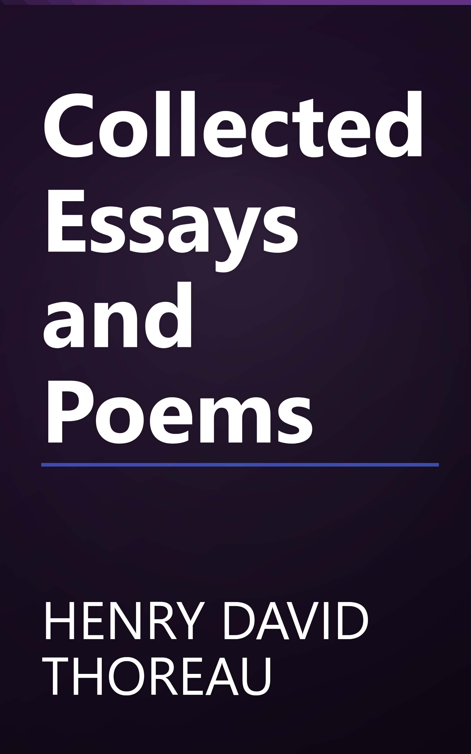 Collected Essays and Poems book cover