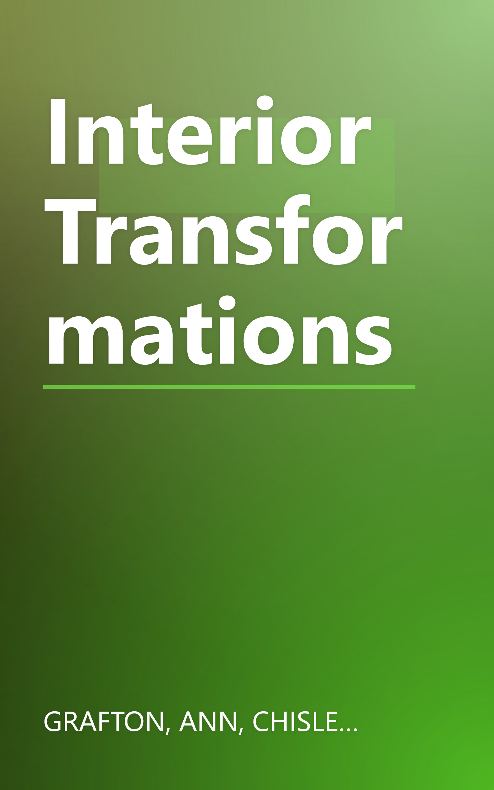 Interior Transformations book cover
