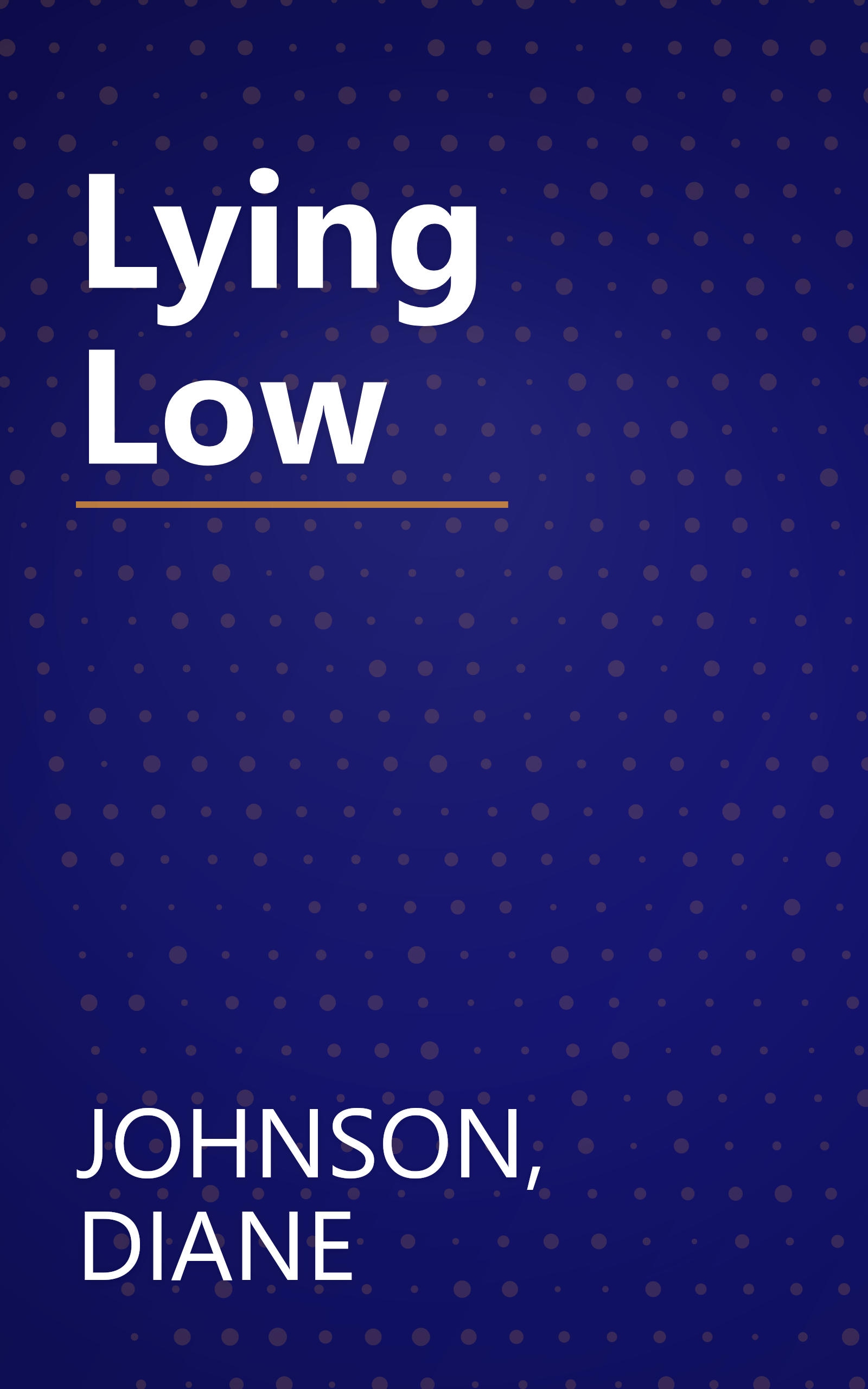 Lying Low book cover