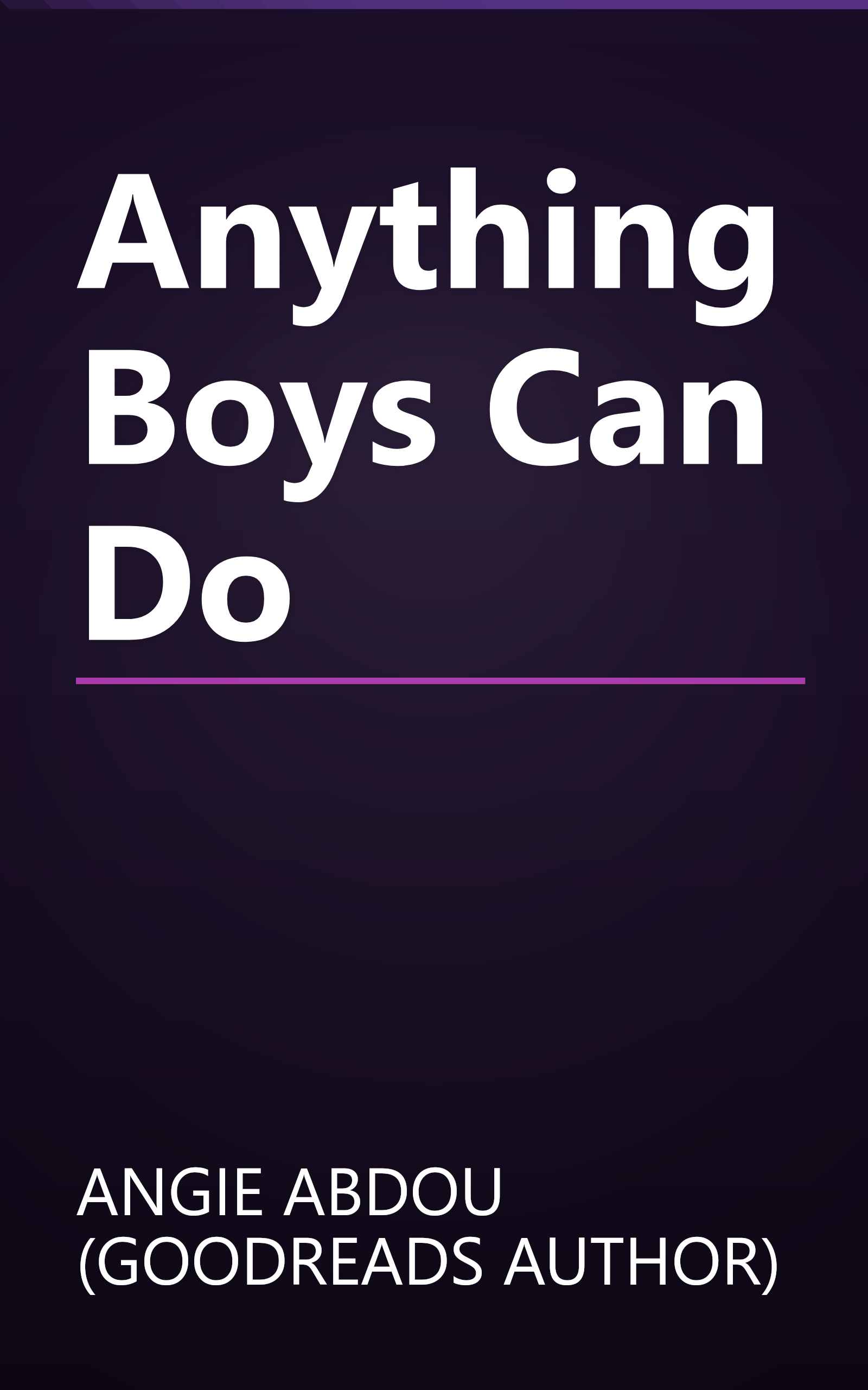 Anything Boys Can Do book cover