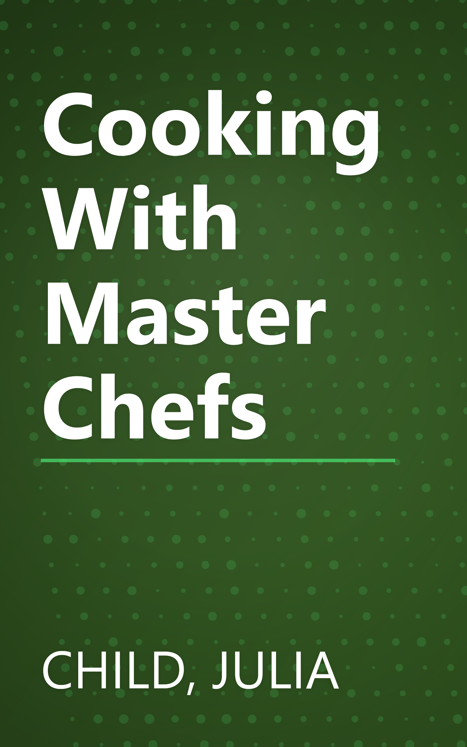 Cooking With Master Chefs book cover