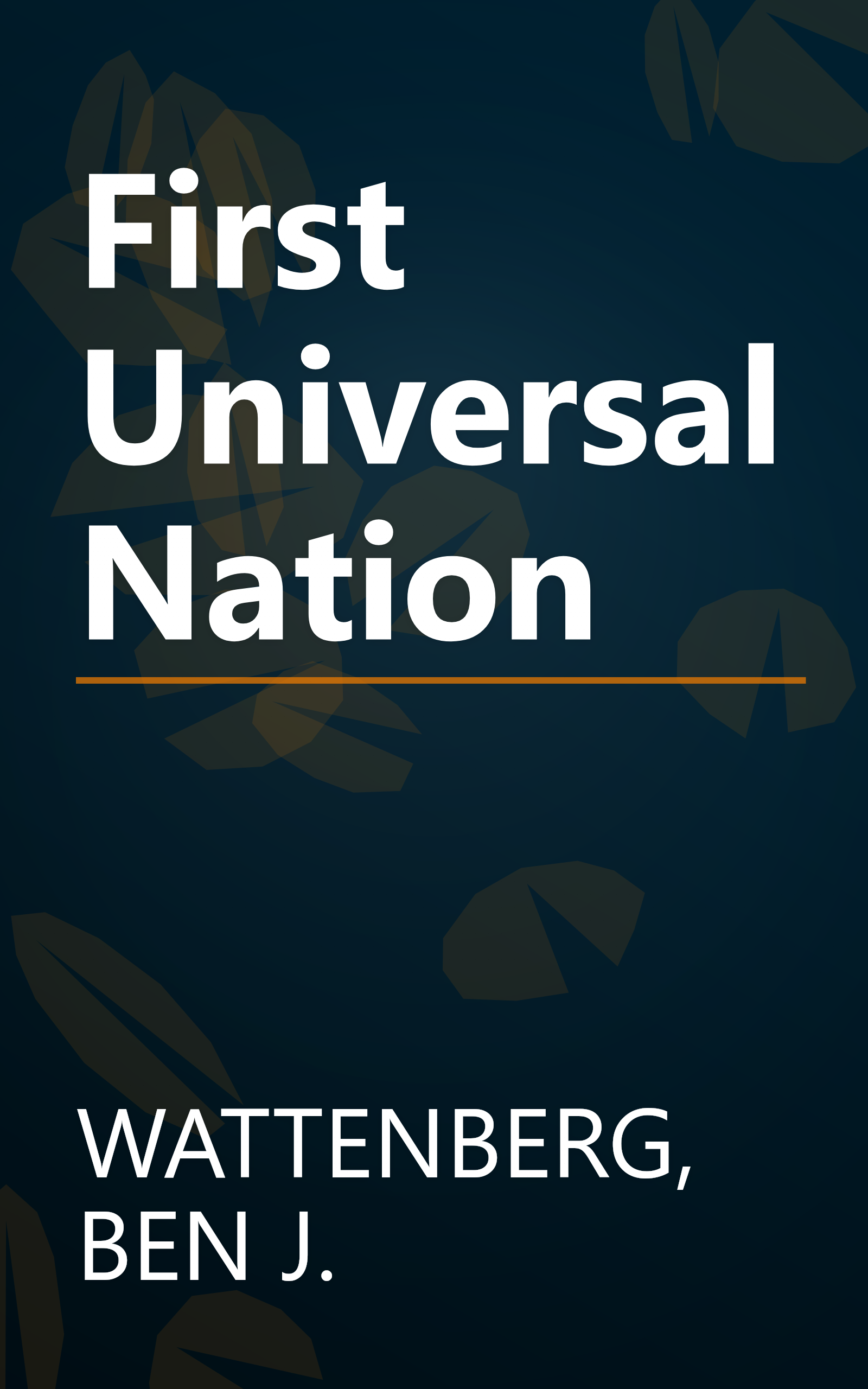 First Universal Nation book cover