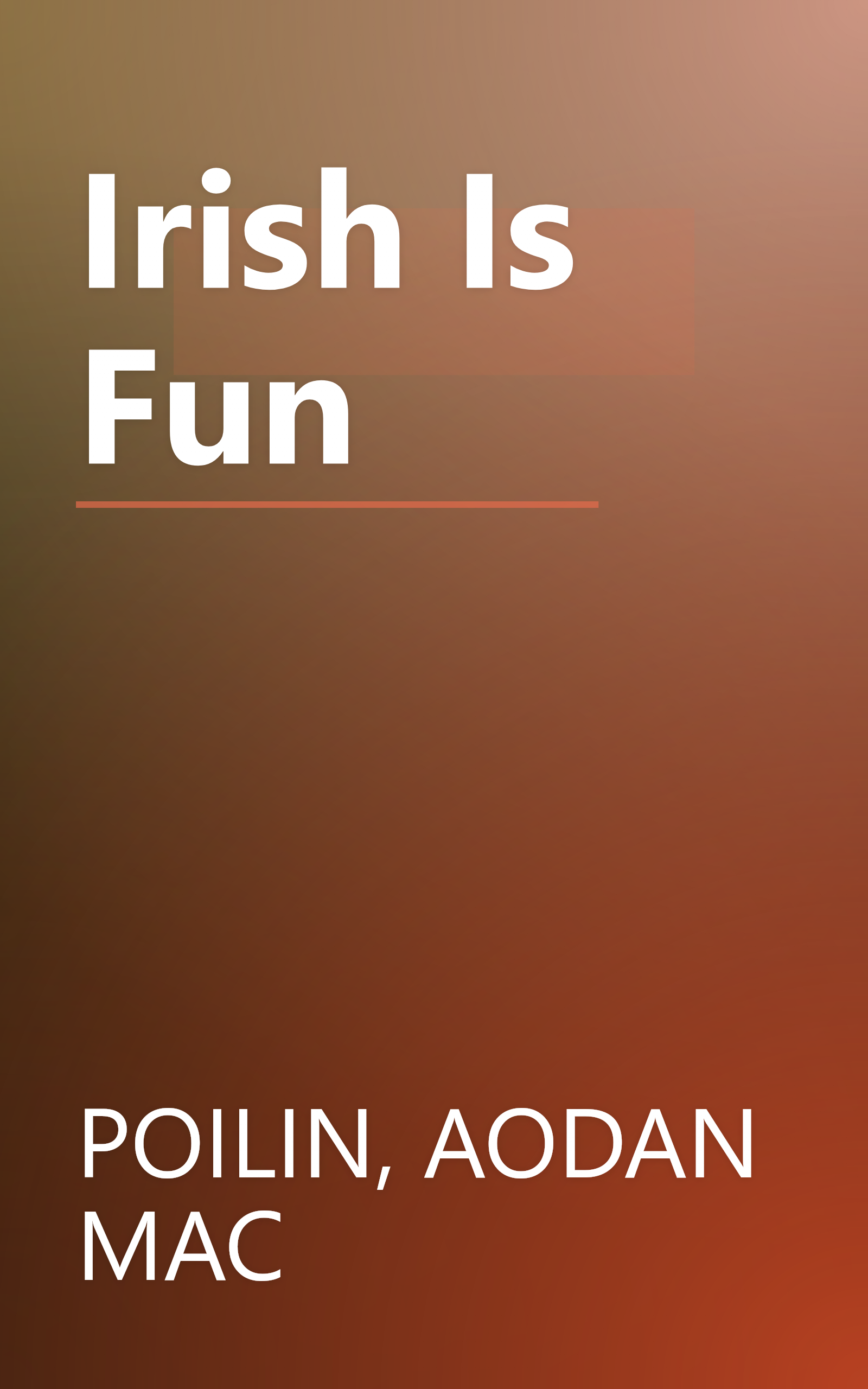 Irish Is Fun book cover