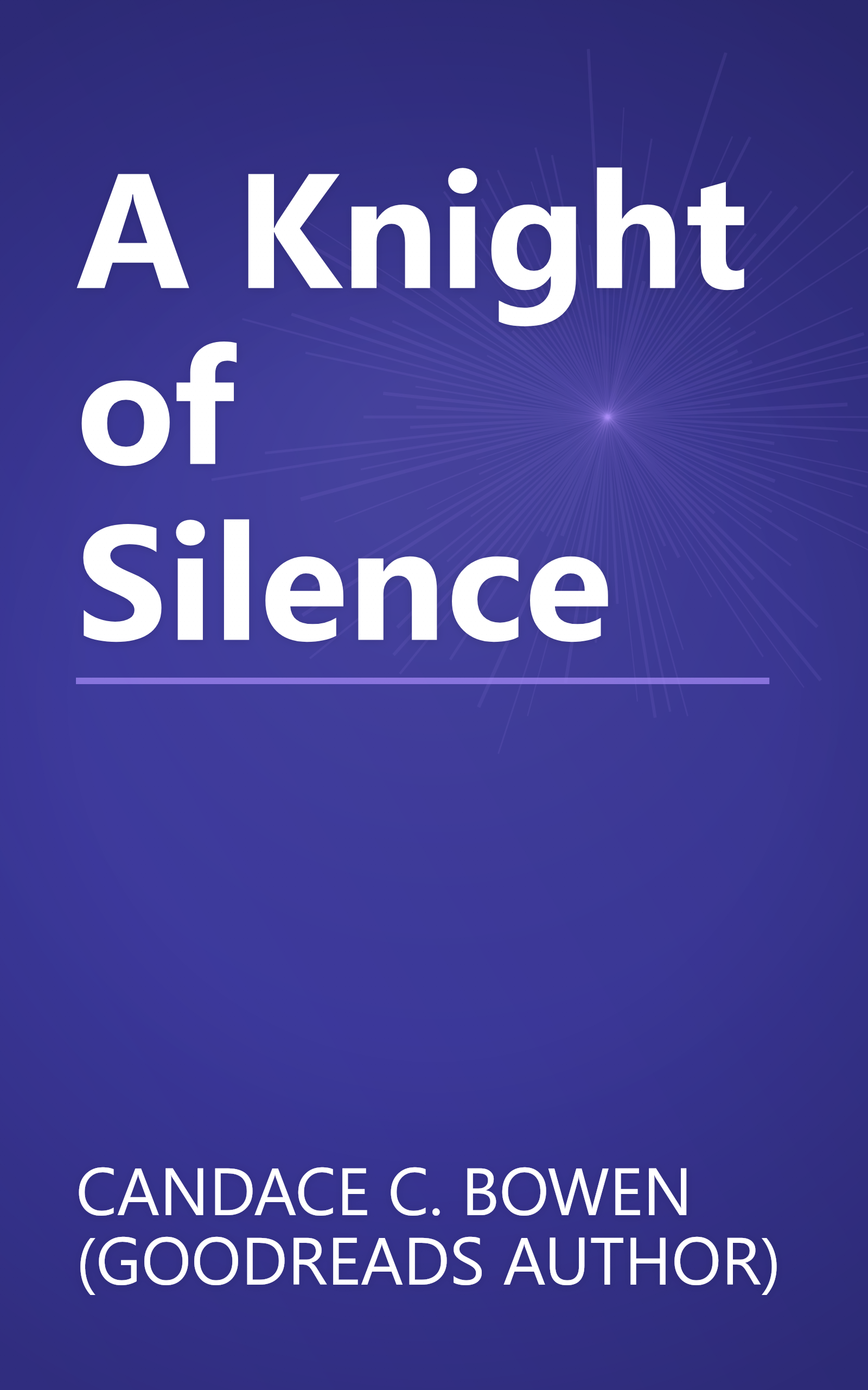A Knight of Silence book cover