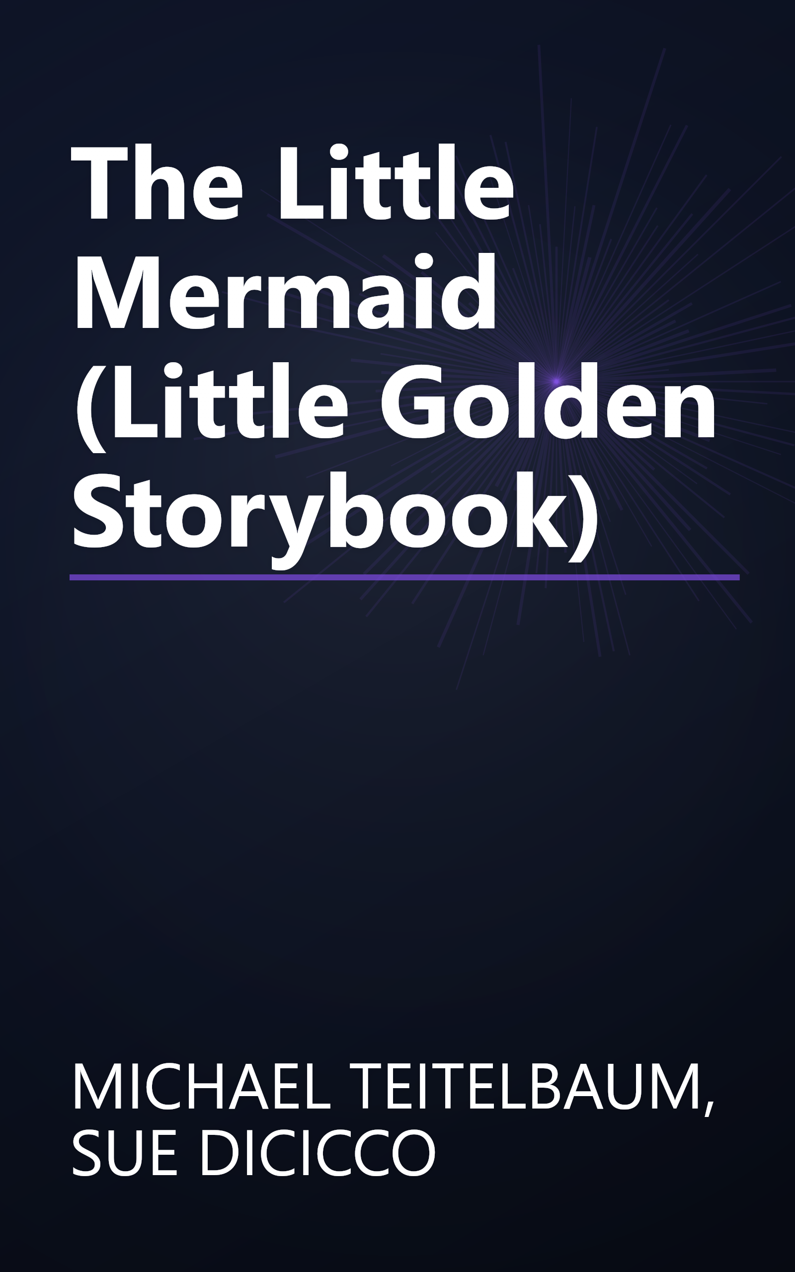 The Little Mermaid (Little Golden Storybook) book cover