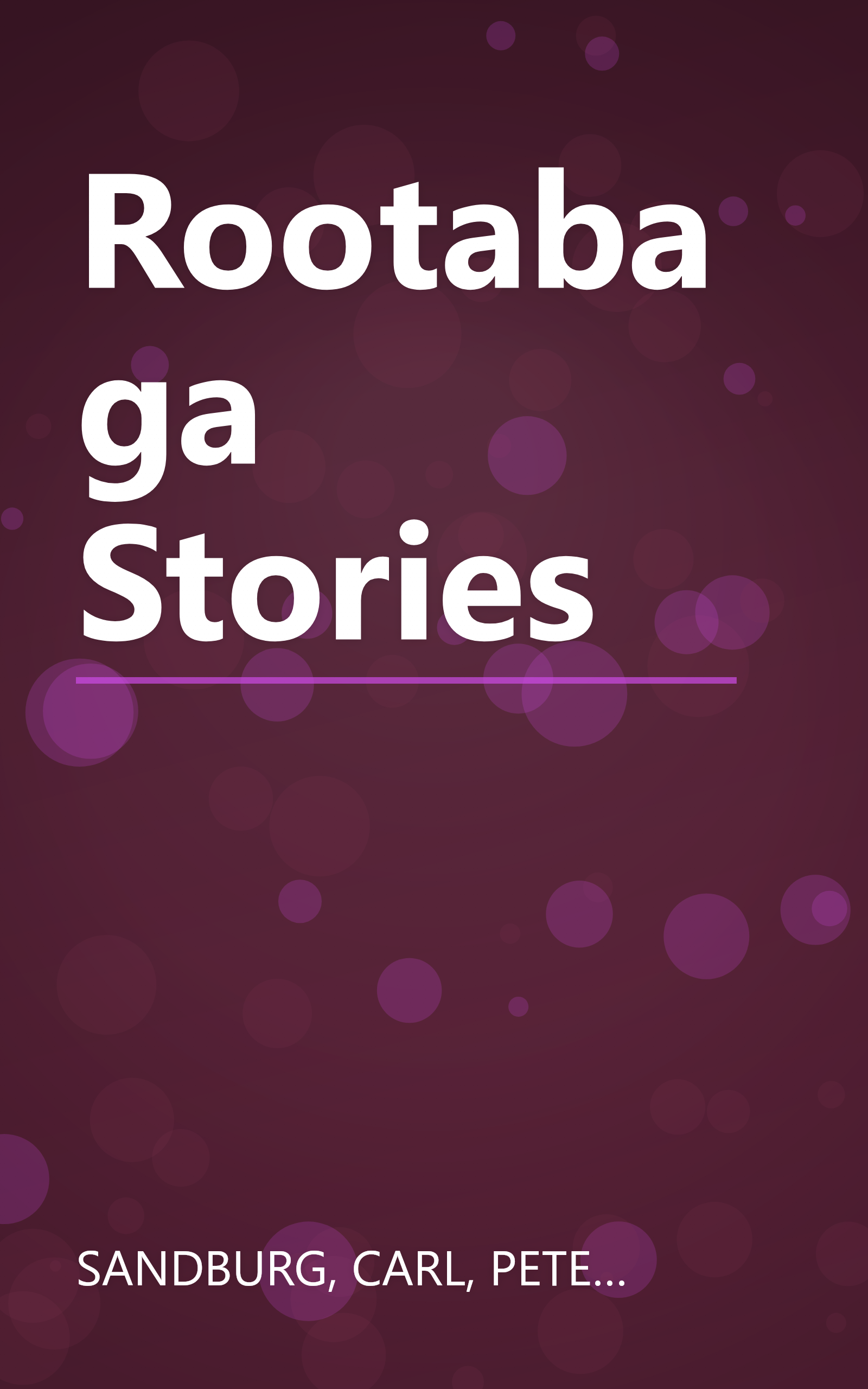 Rootabaga Stories book cover