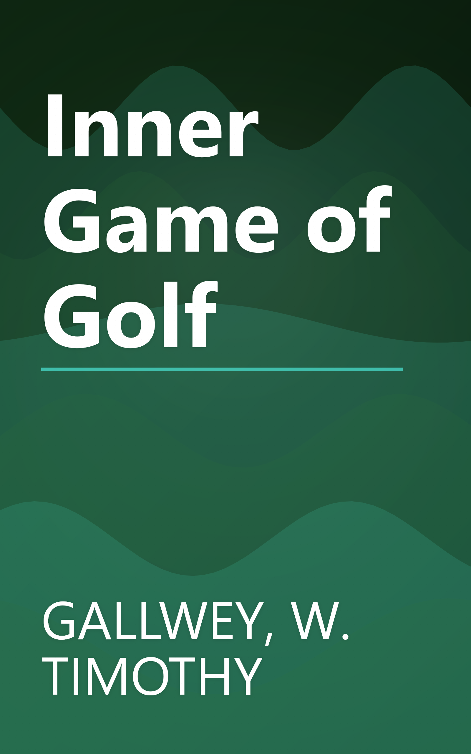 Inner Game of Golf book cover