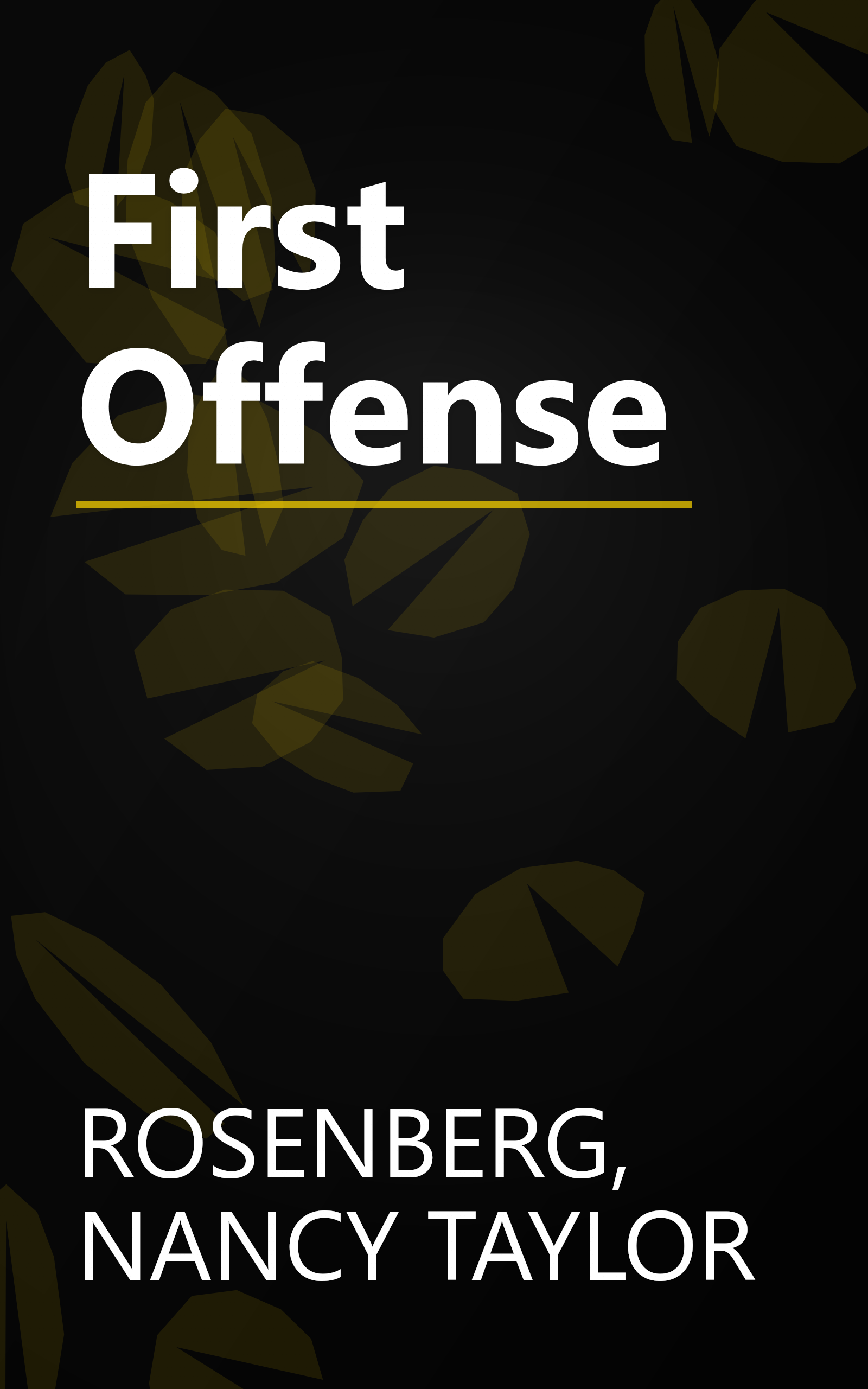 First Offense book cover