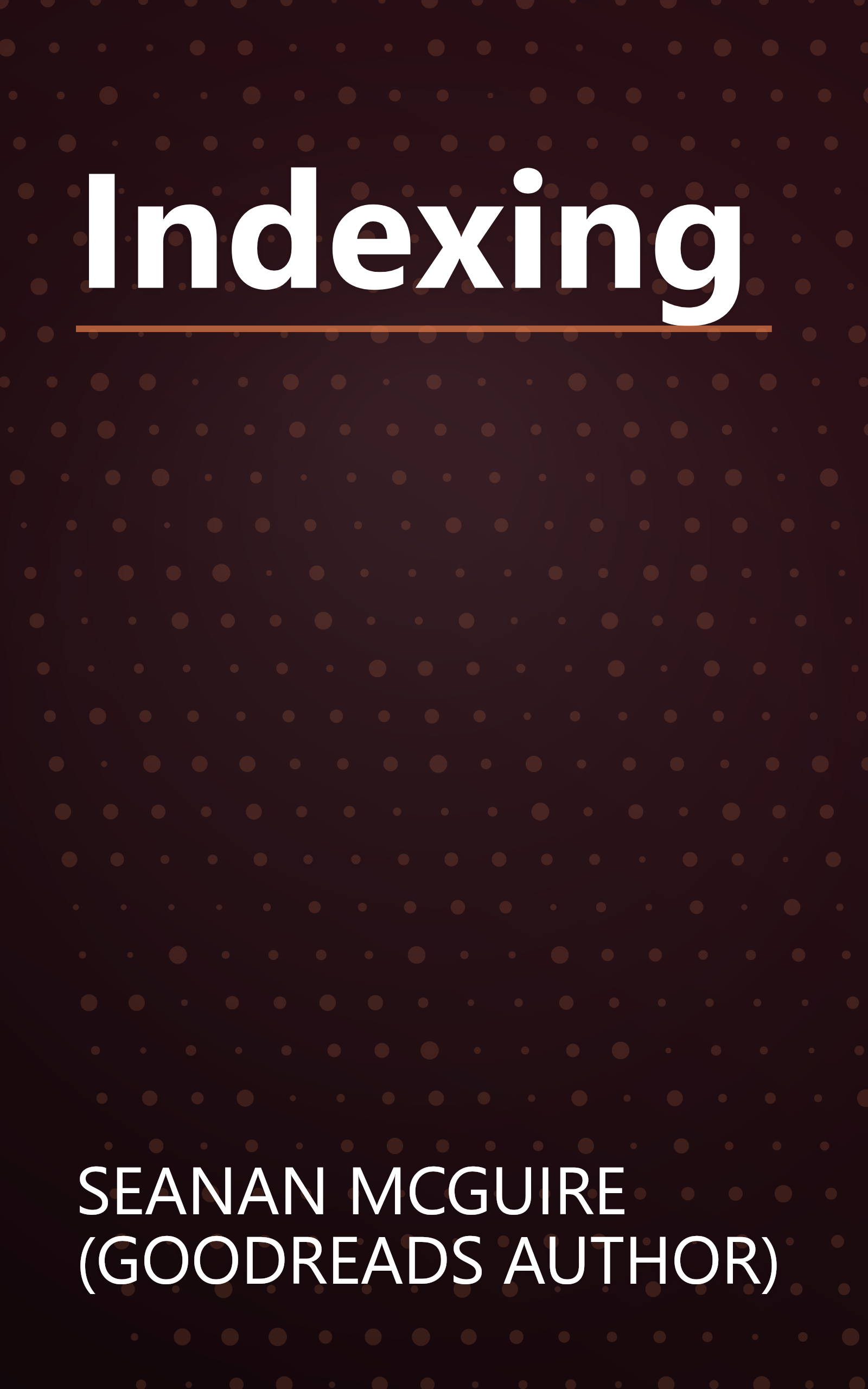 Indexing book cover