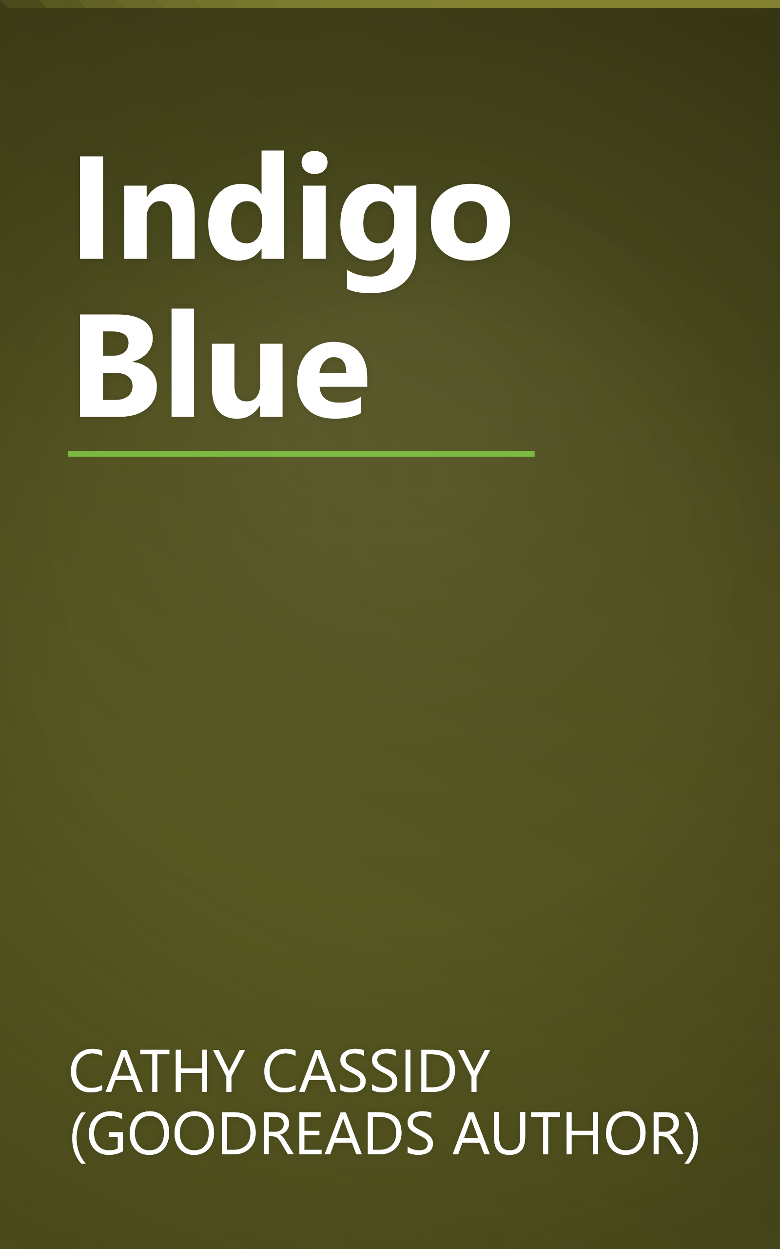 Indigo Blue book cover