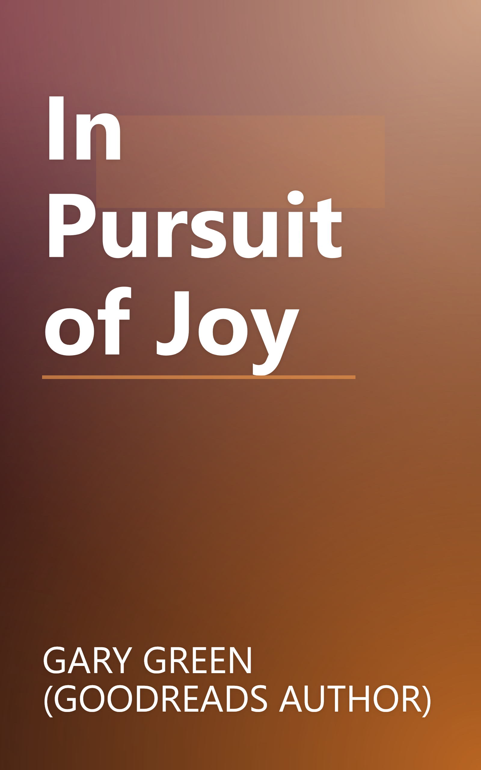 In Pursuit of Joy book cover