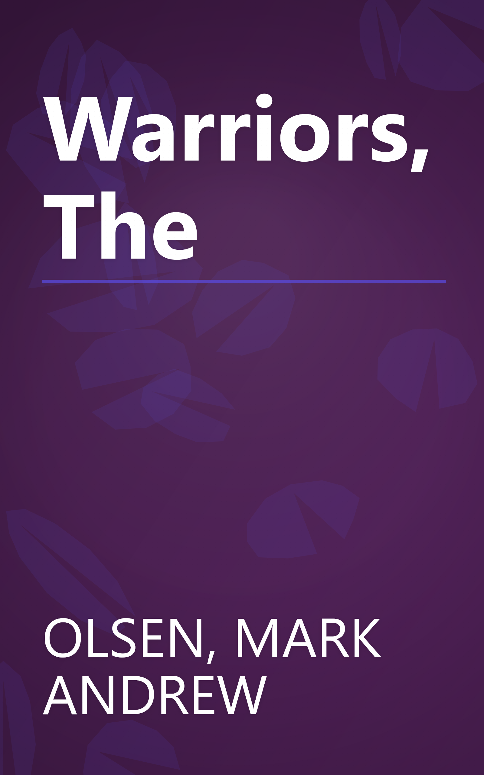Warriors, The book cover