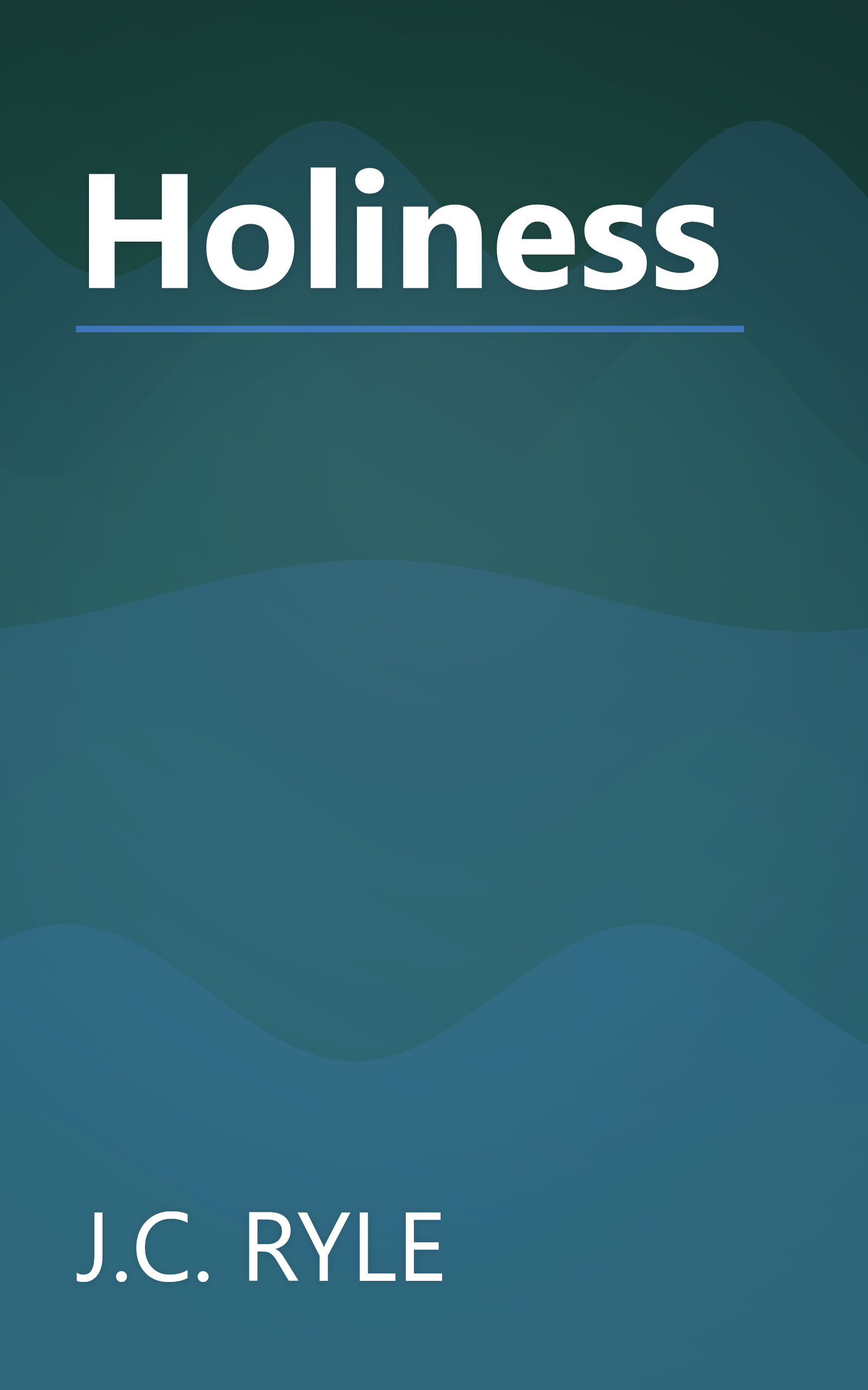 Holiness book cover