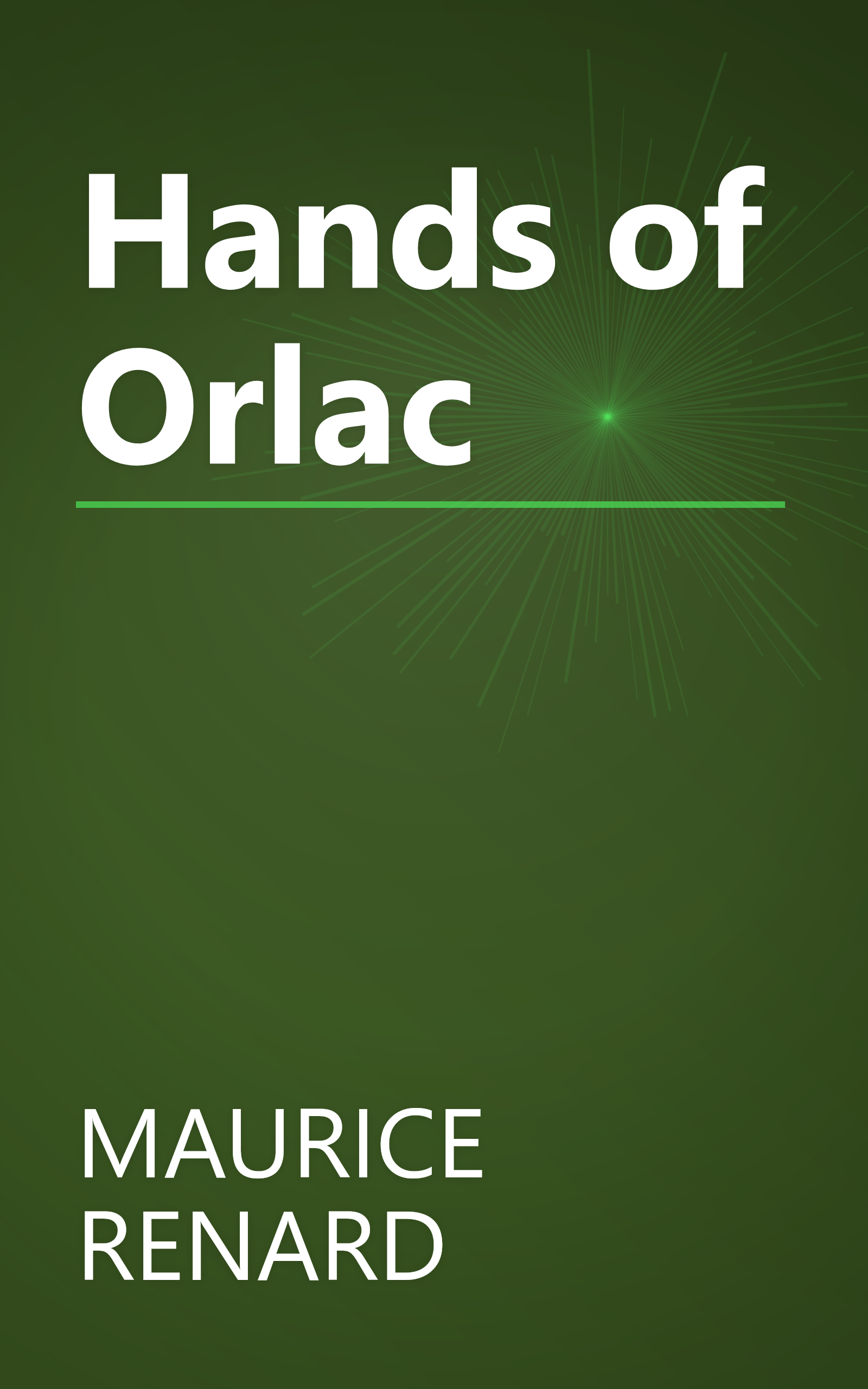 Hands of Orlac book cover