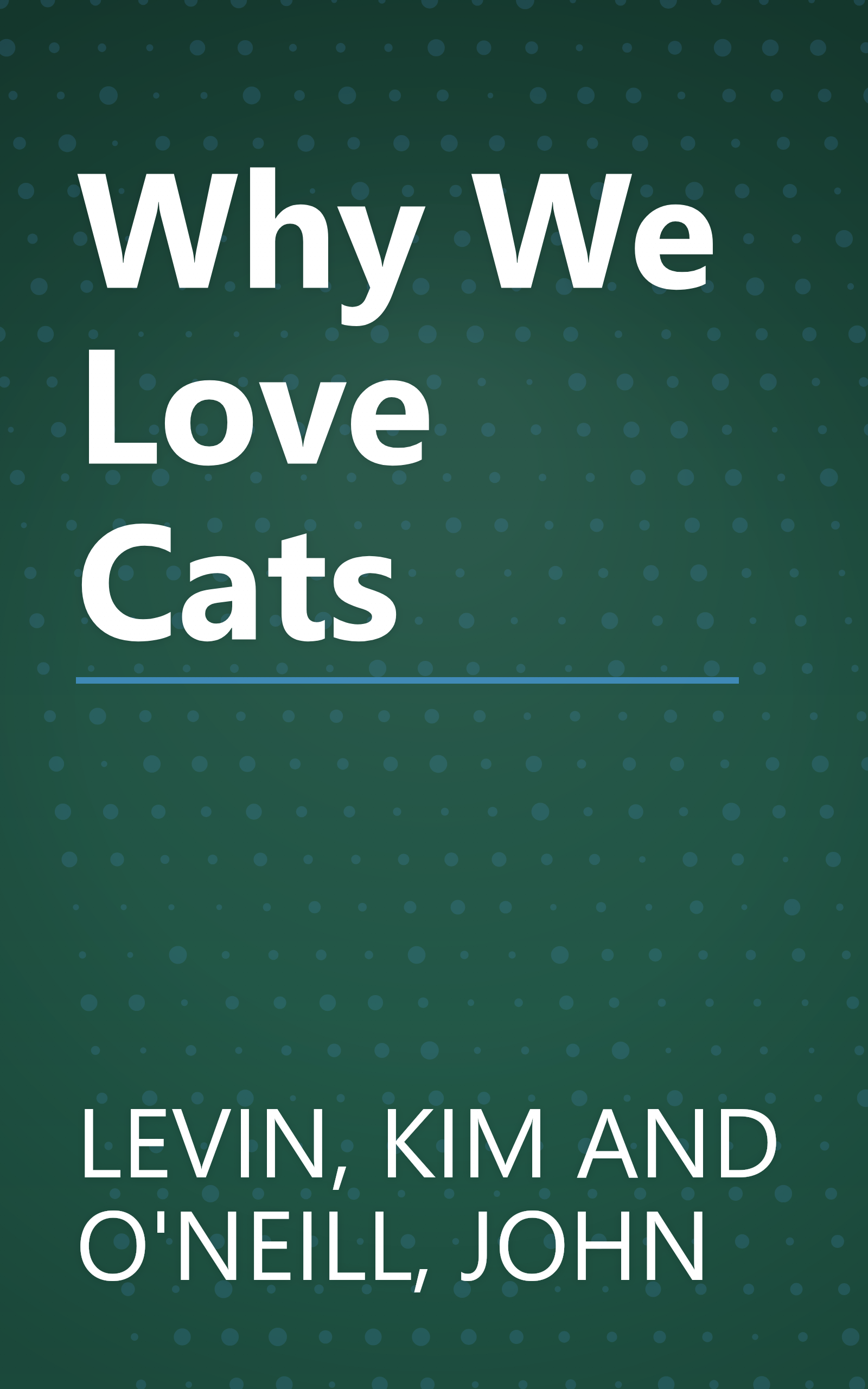 Why We Love Cats book cover