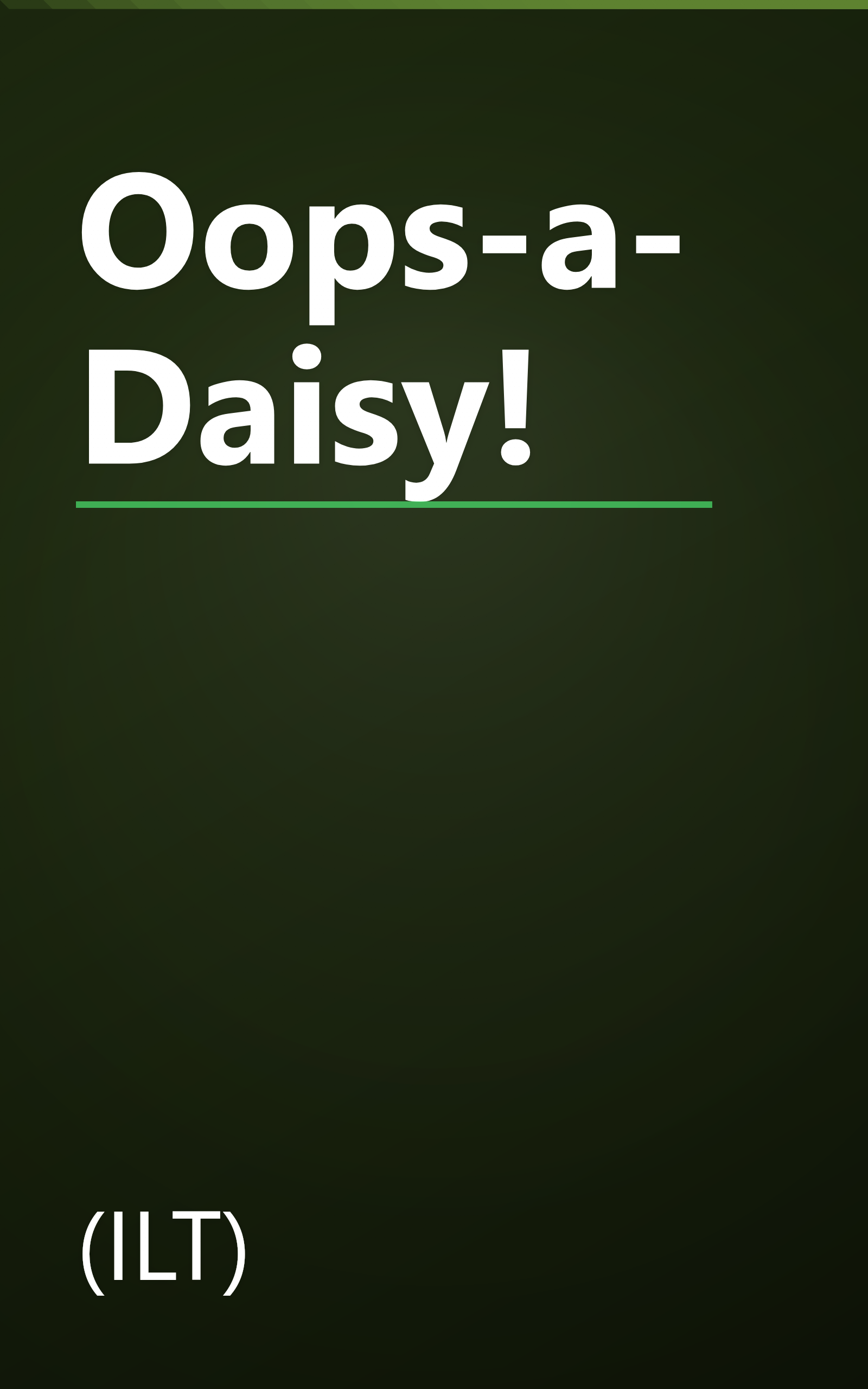 Oops-a-Daisy! book cover