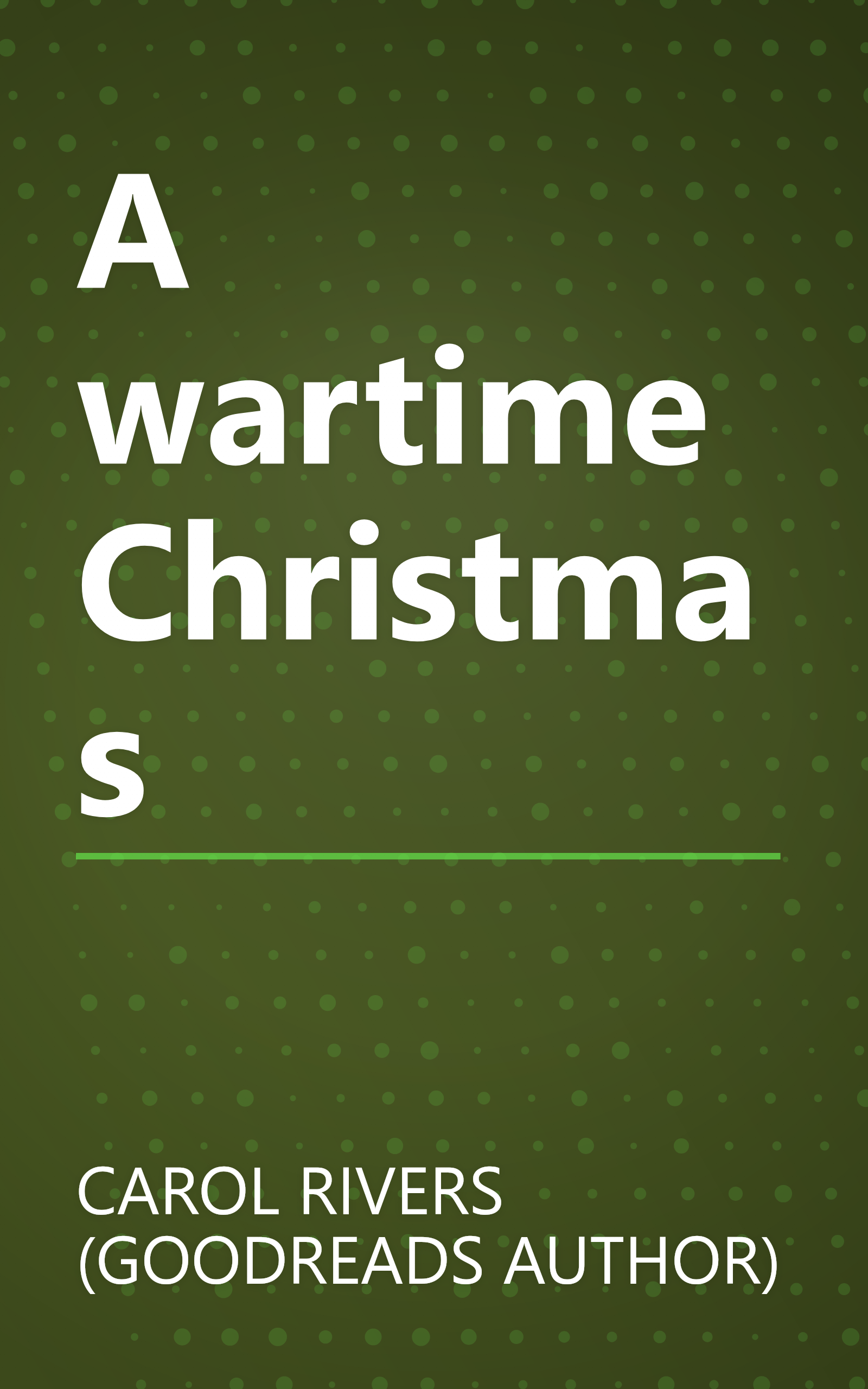 A wartime Christmas book cover