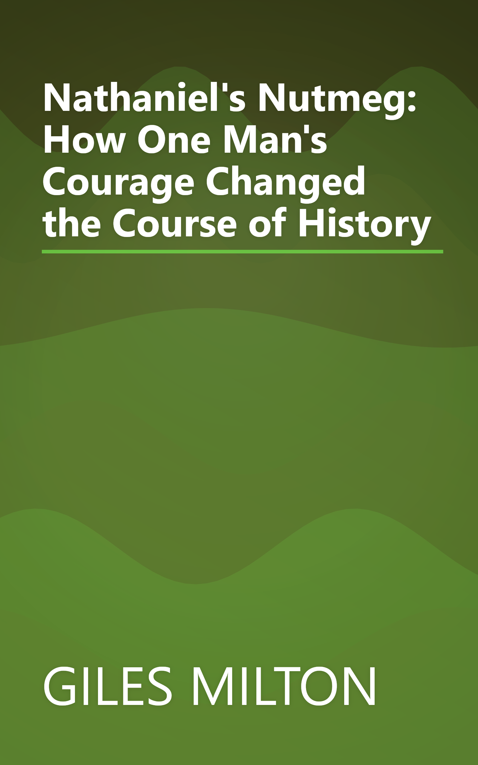 Nathaniel's Nutmeg: How One Man's Courage Changed the Course of History book cover
