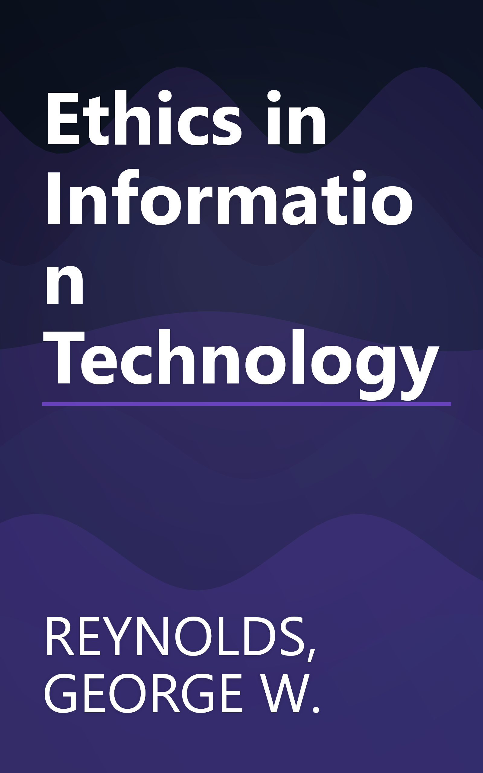Ethics in Information Technology book cover