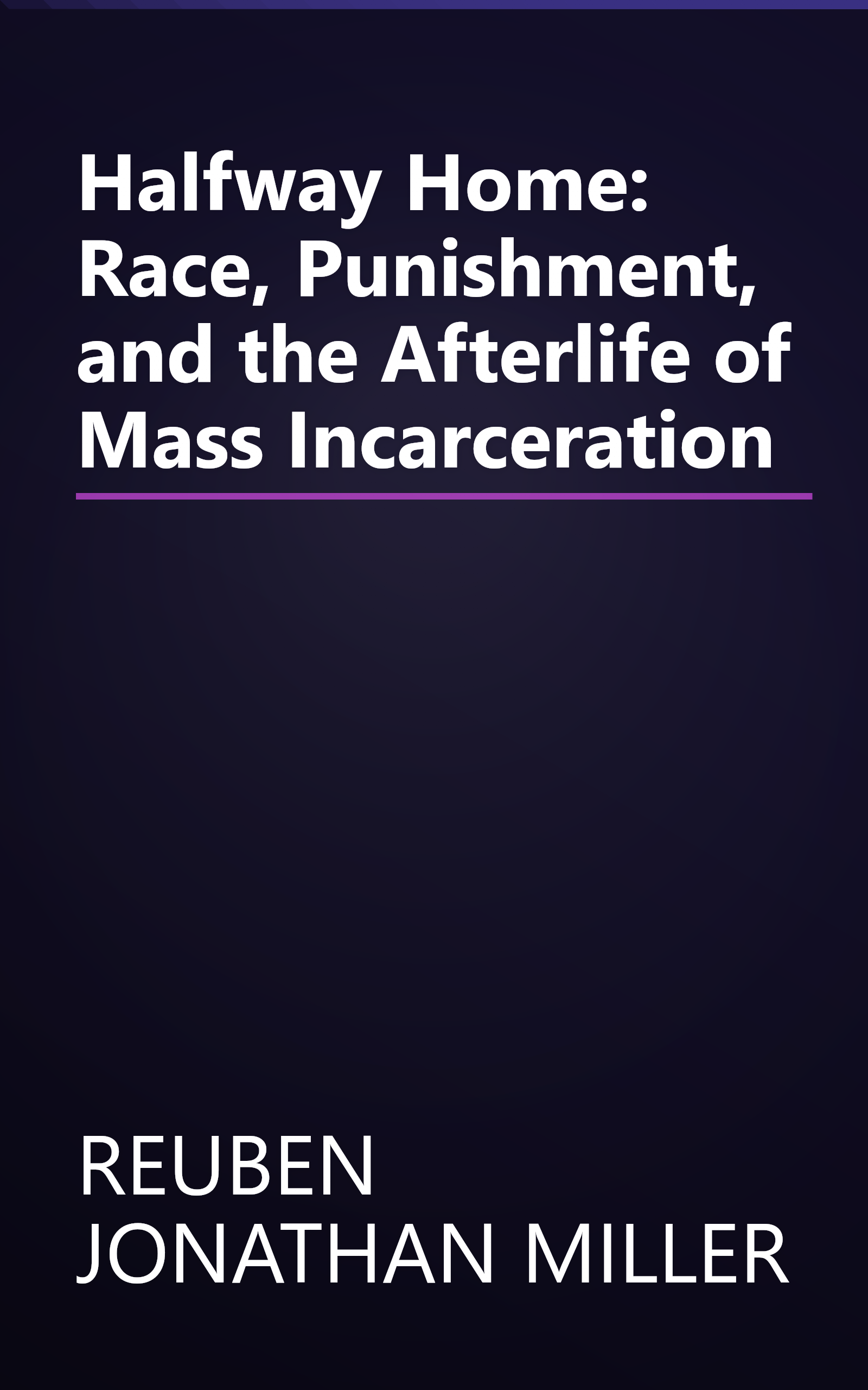 Halfway Home: Race, Punishment, and the Afterlife of Mass Incarceration book cover