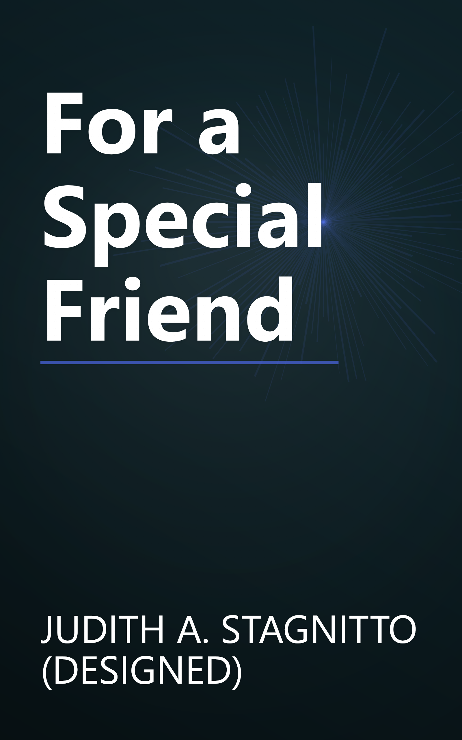 For a Special Friend book cover