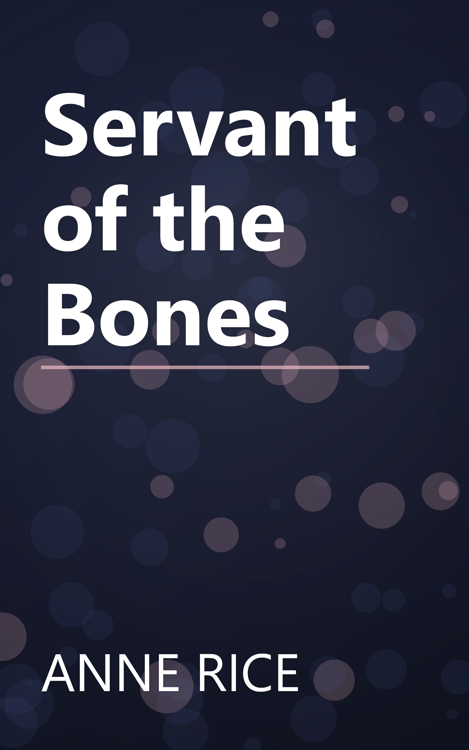 Servant of the Bones book cover