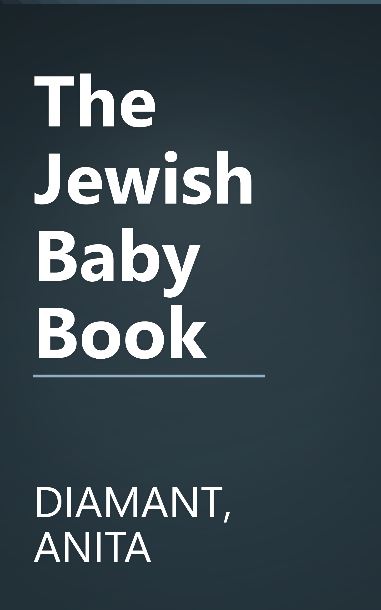 The Jewish Baby Book book cover