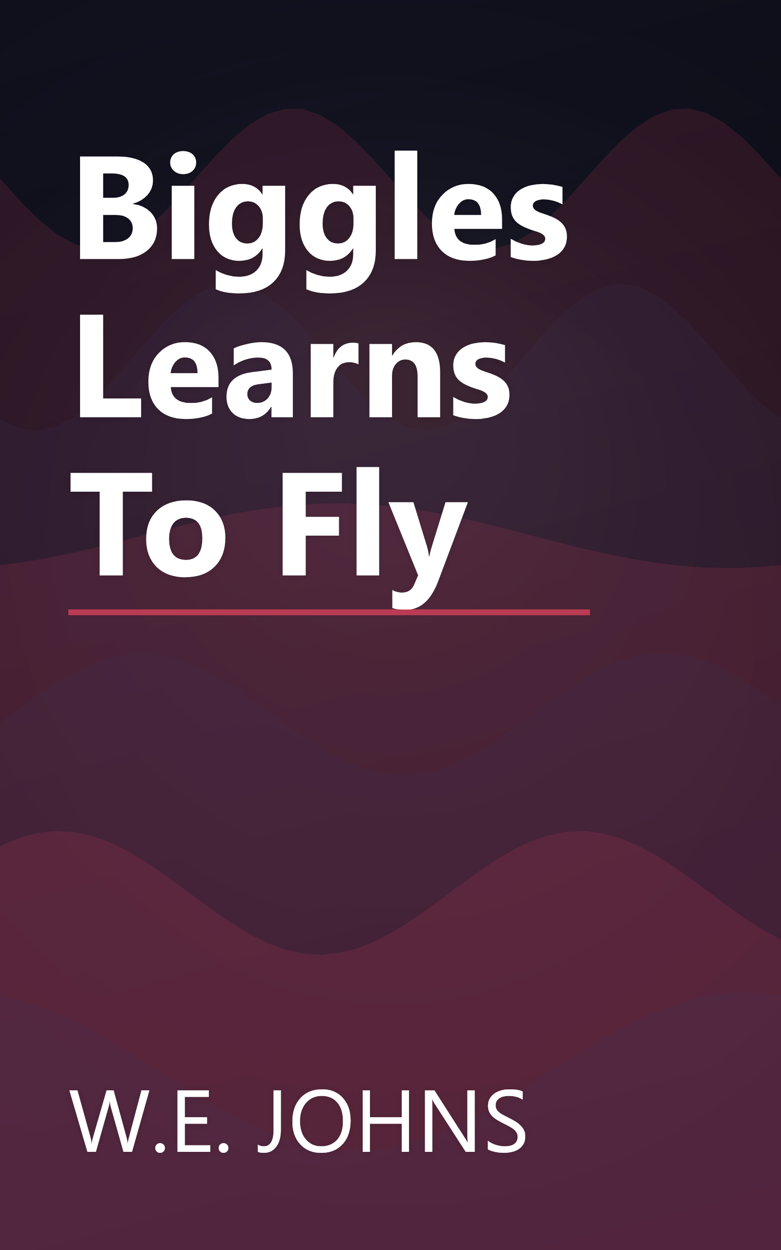 Biggles Learns To Fly book cover