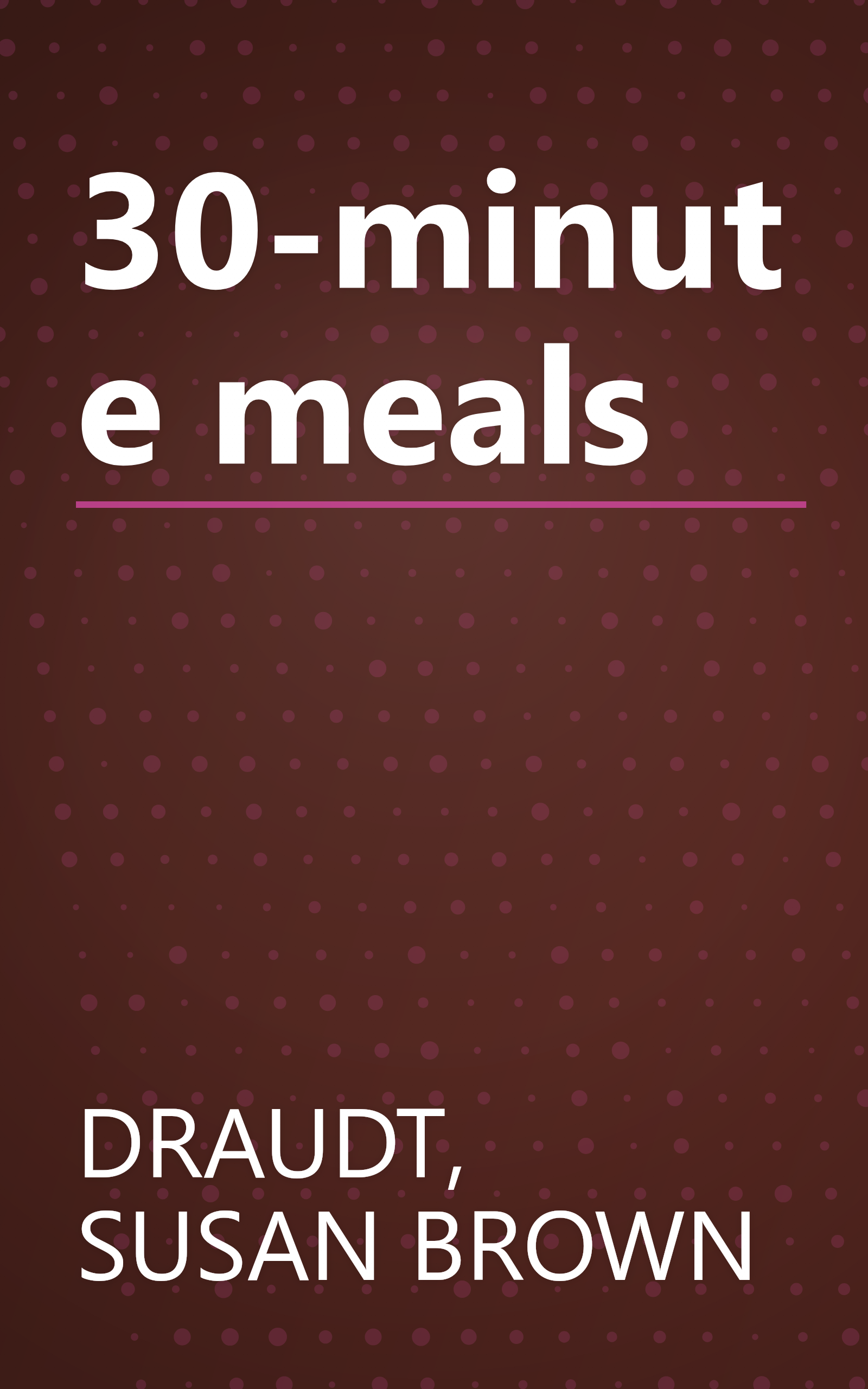 30-minute meals book cover