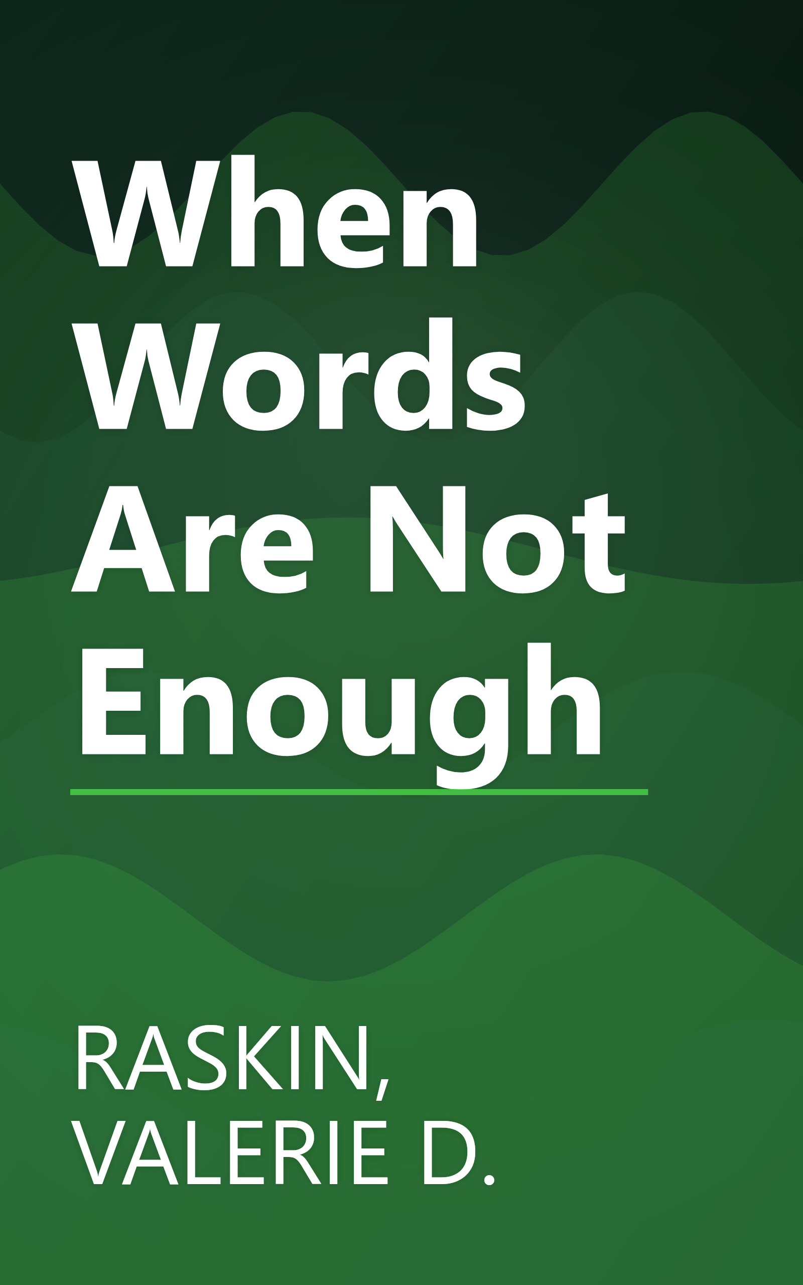 When Words Are Not Enough book cover