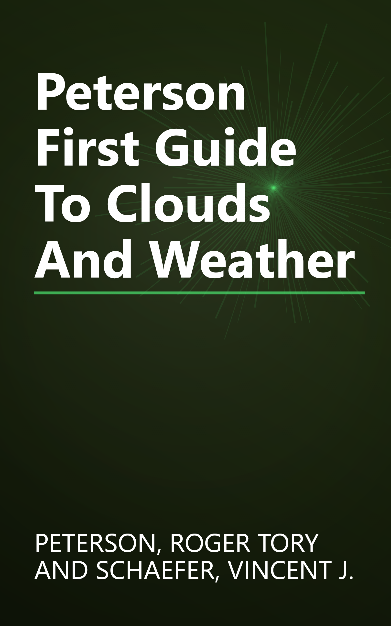 Peterson First Guide To Clouds And Weather book cover
